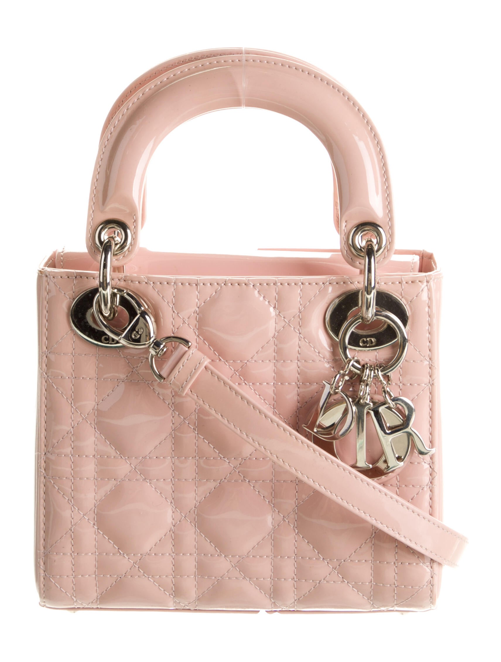 Christian Dior Mini Cannage Lady Dior Bag - Pink Mini Bags, Handbags ...