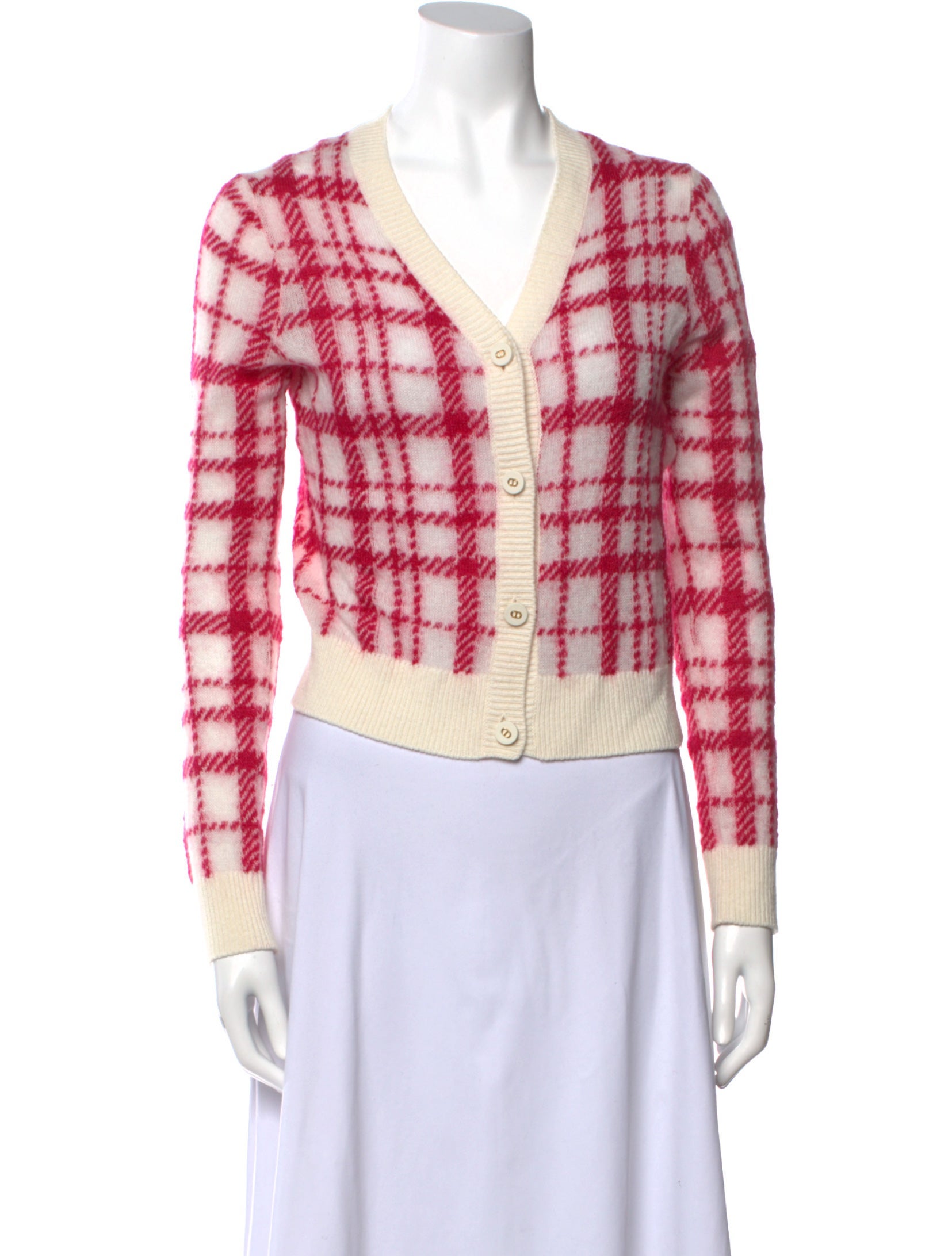 Christian Dior 2021 Plaid Print Sweater - Neutrals Knitwear, Clothing ...