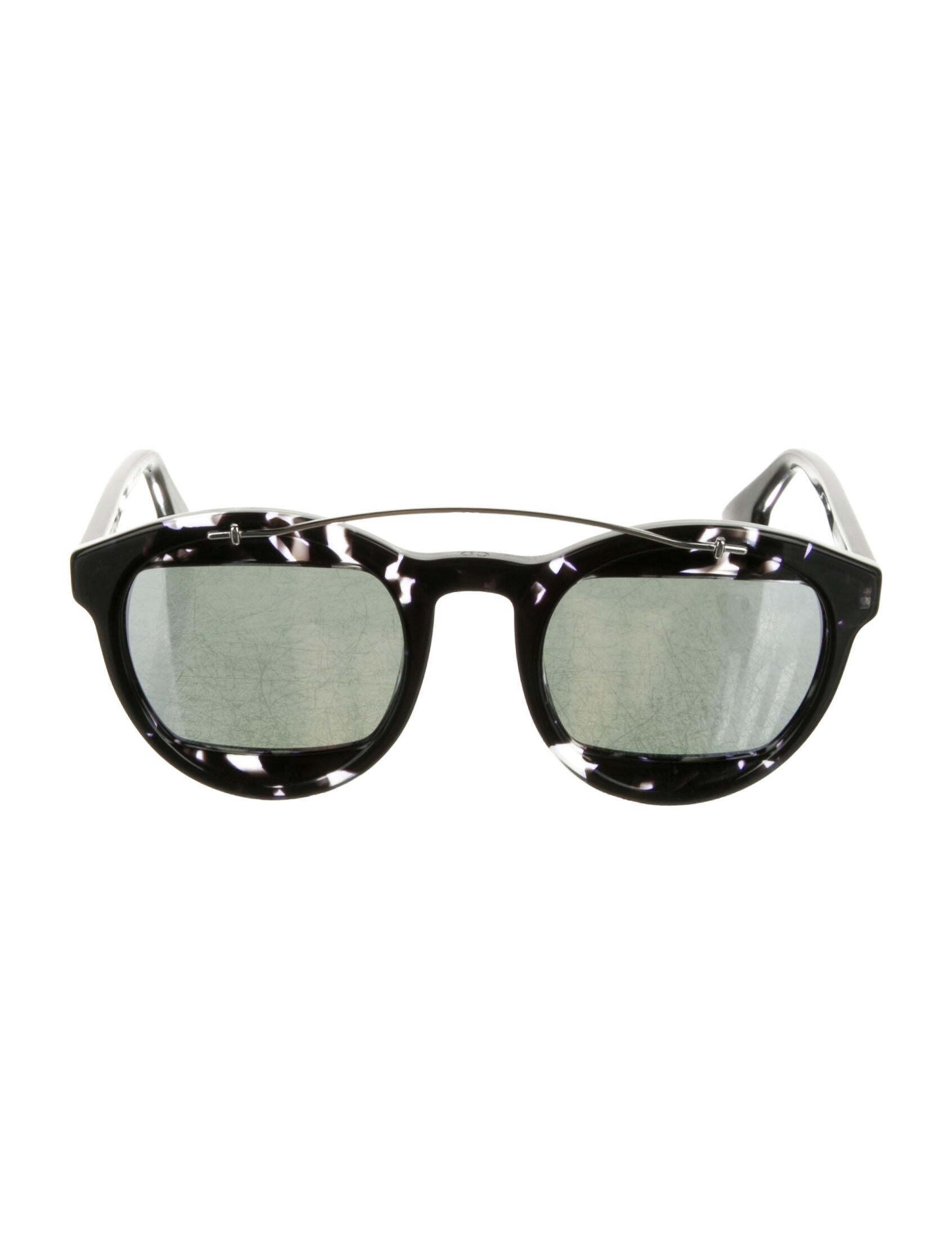 Ray-Ban Reflective Aviator Sunglasses - Gold Sunglasses, Accessories ...