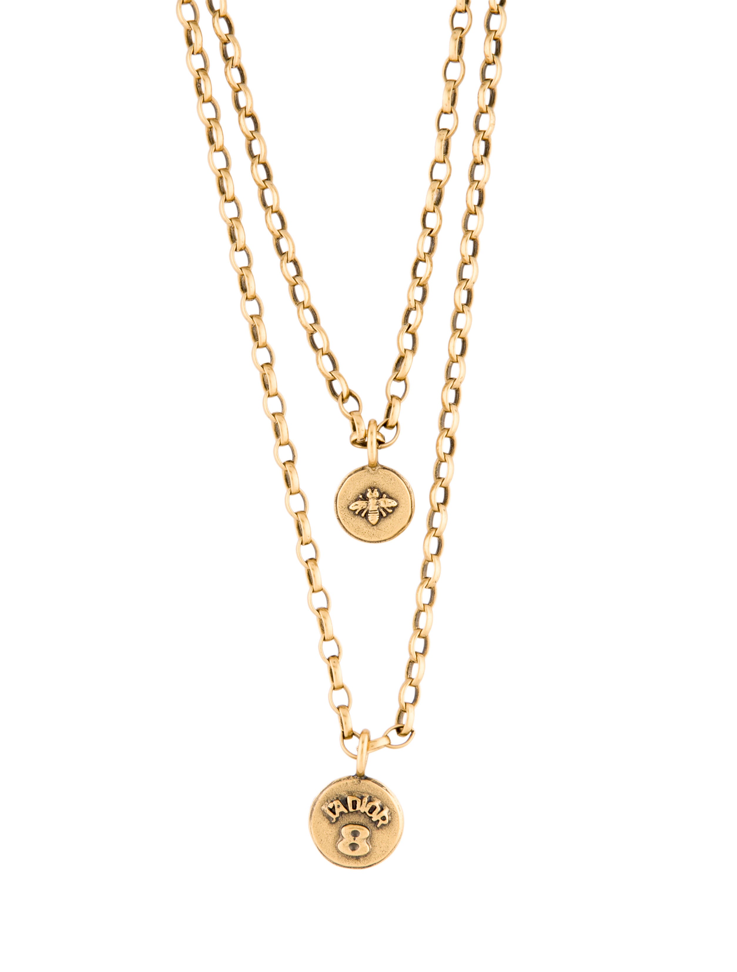 Mejuri Double Strand Gold Tone Necklace - Gold-Tone Metal Double Strand ...