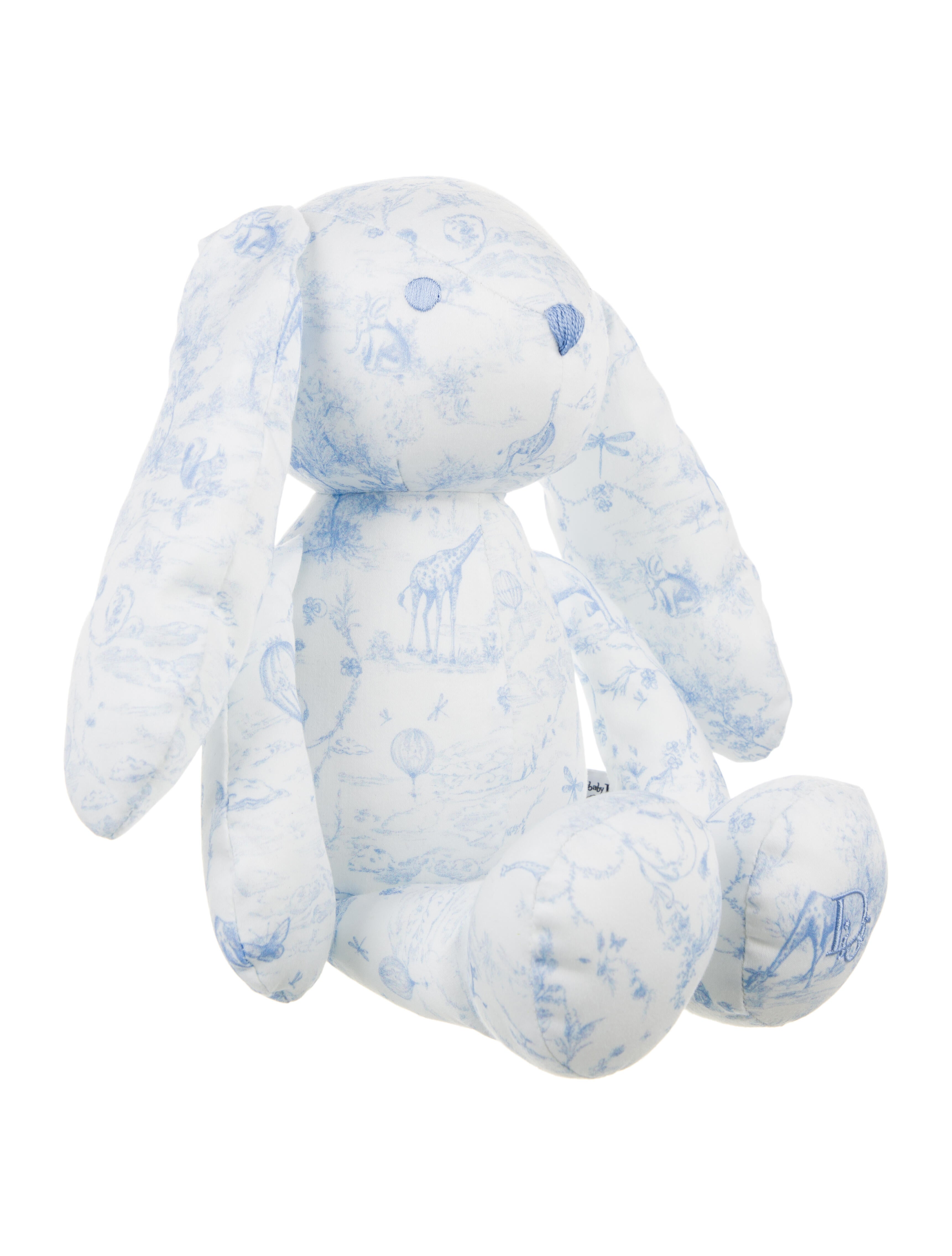 Christian Dior Baby Dior Rabbit Stuffed Toy - Blue - CHR352097 | The ...