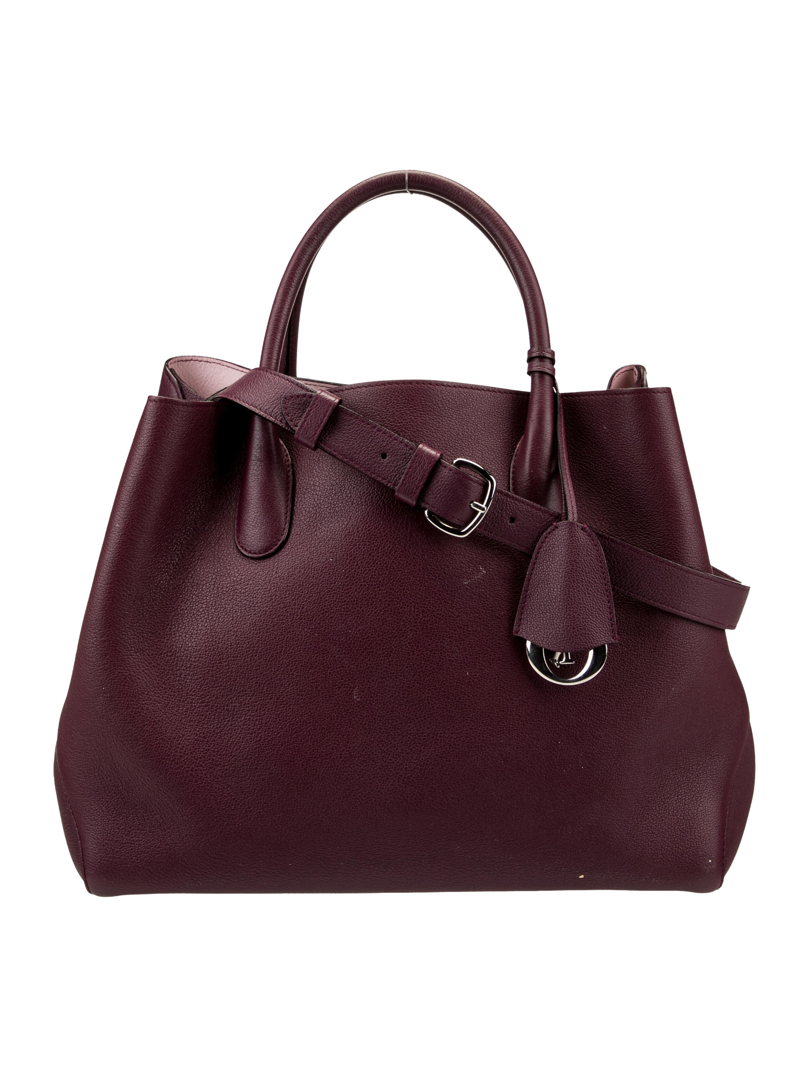 Christian Dior Large Open Bar Tote - Purple Totes, Handbags - CHR355210 ...