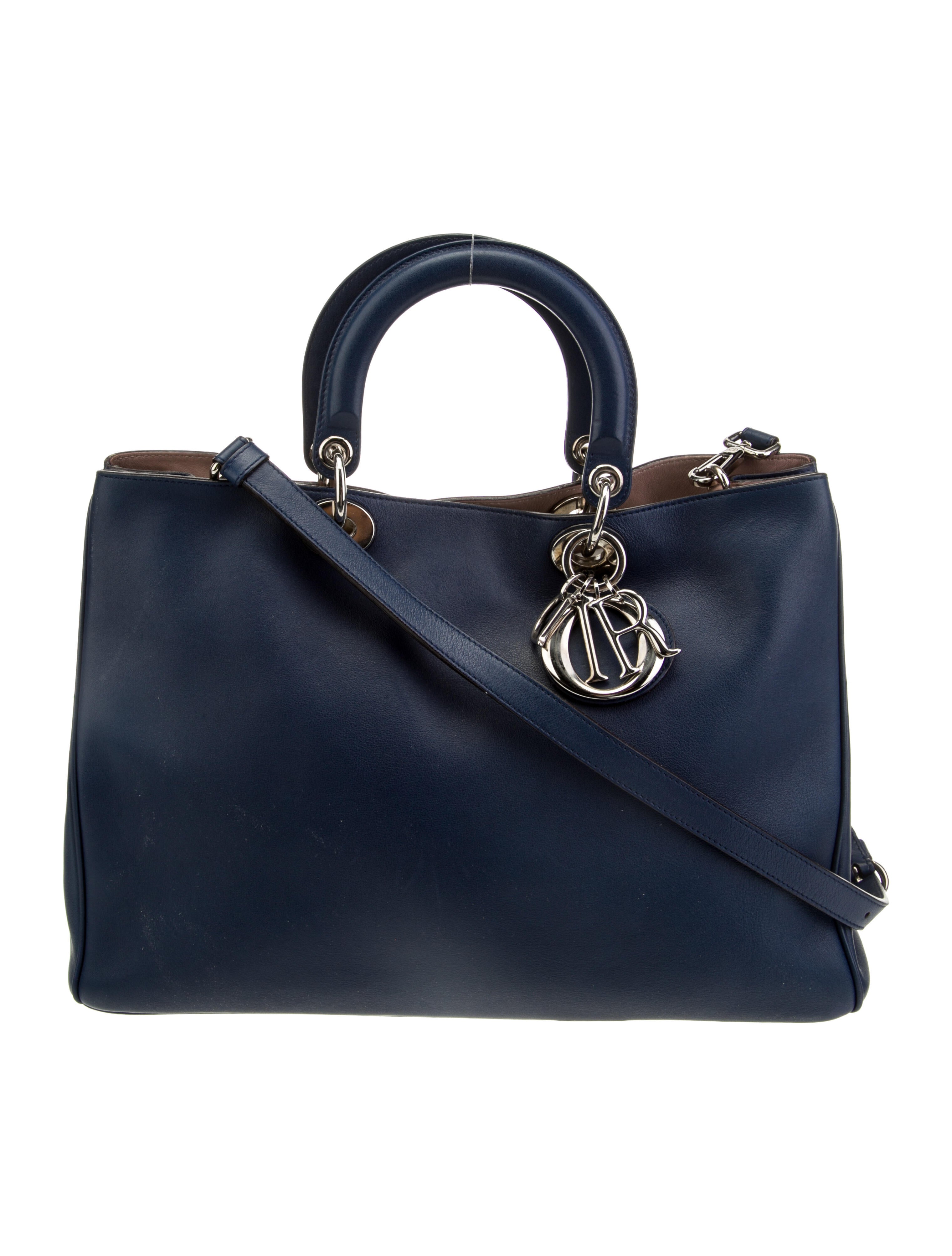 Christian Dior Large Diorissimo Tote - Blue Totes, Handbags - CHR355885 ...