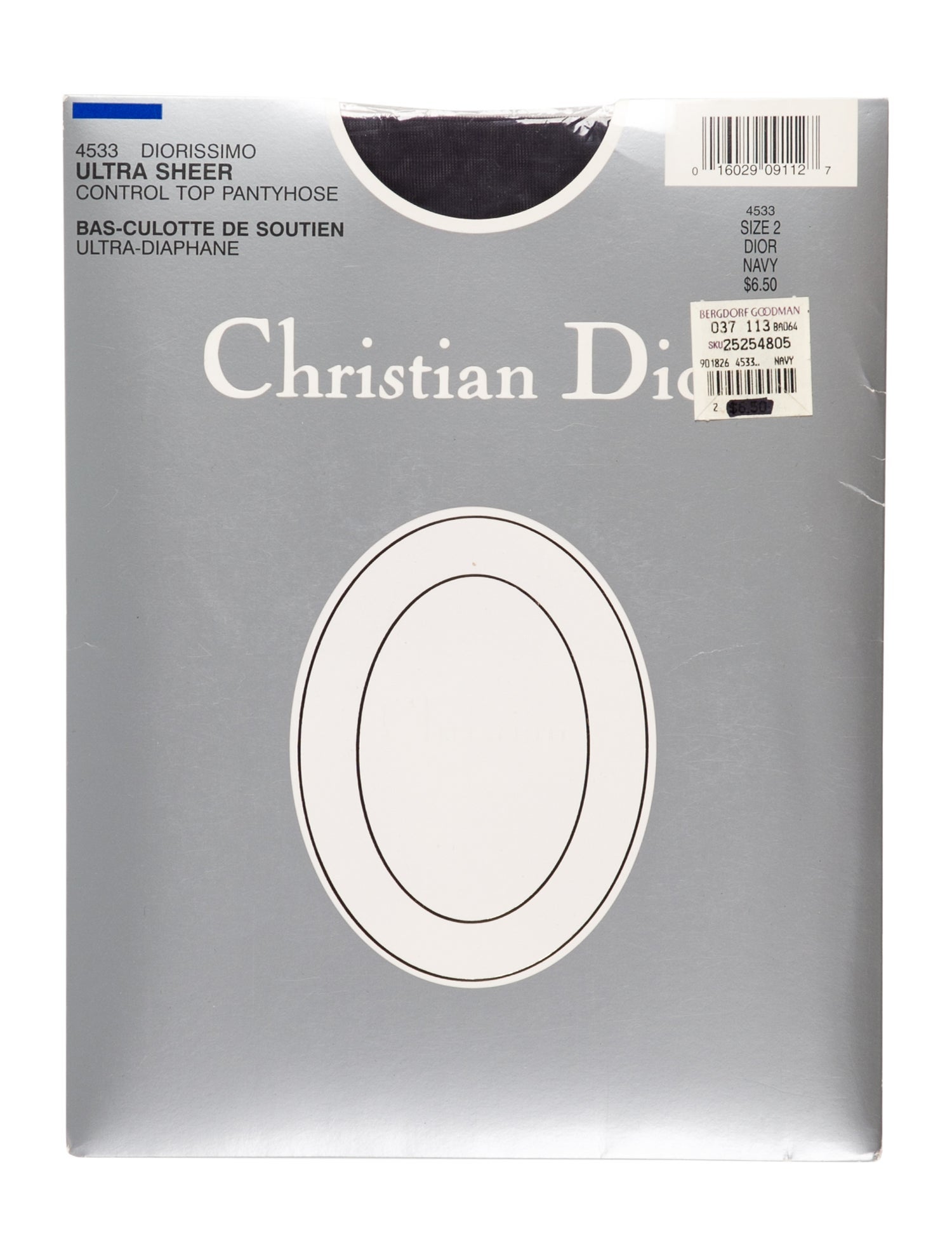 Christian Dior Nylon Diorissimo Ultra Sheer Pantyhose w/ Tags - Blue ...