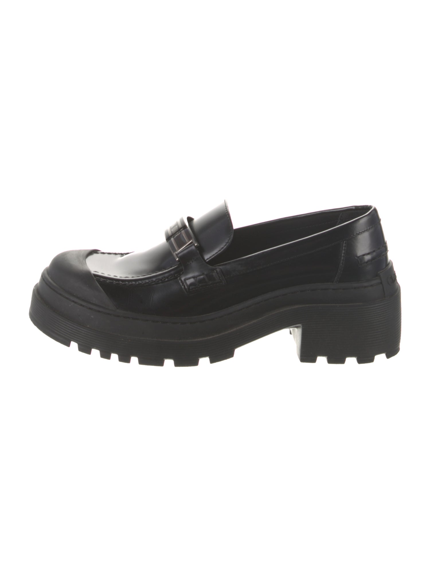 Christian Dior Leather Loafers - Black Flats, Shoes - CHR370834 | The ...