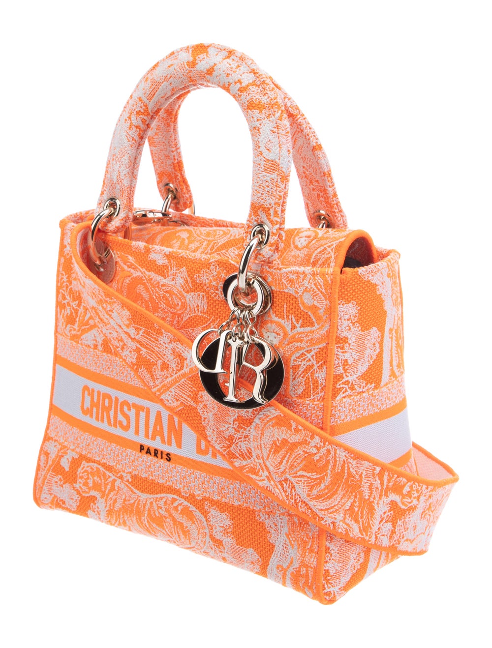 Christian Dior 2022 Medium Toile de Jouy Lady D-Lite … - Gem