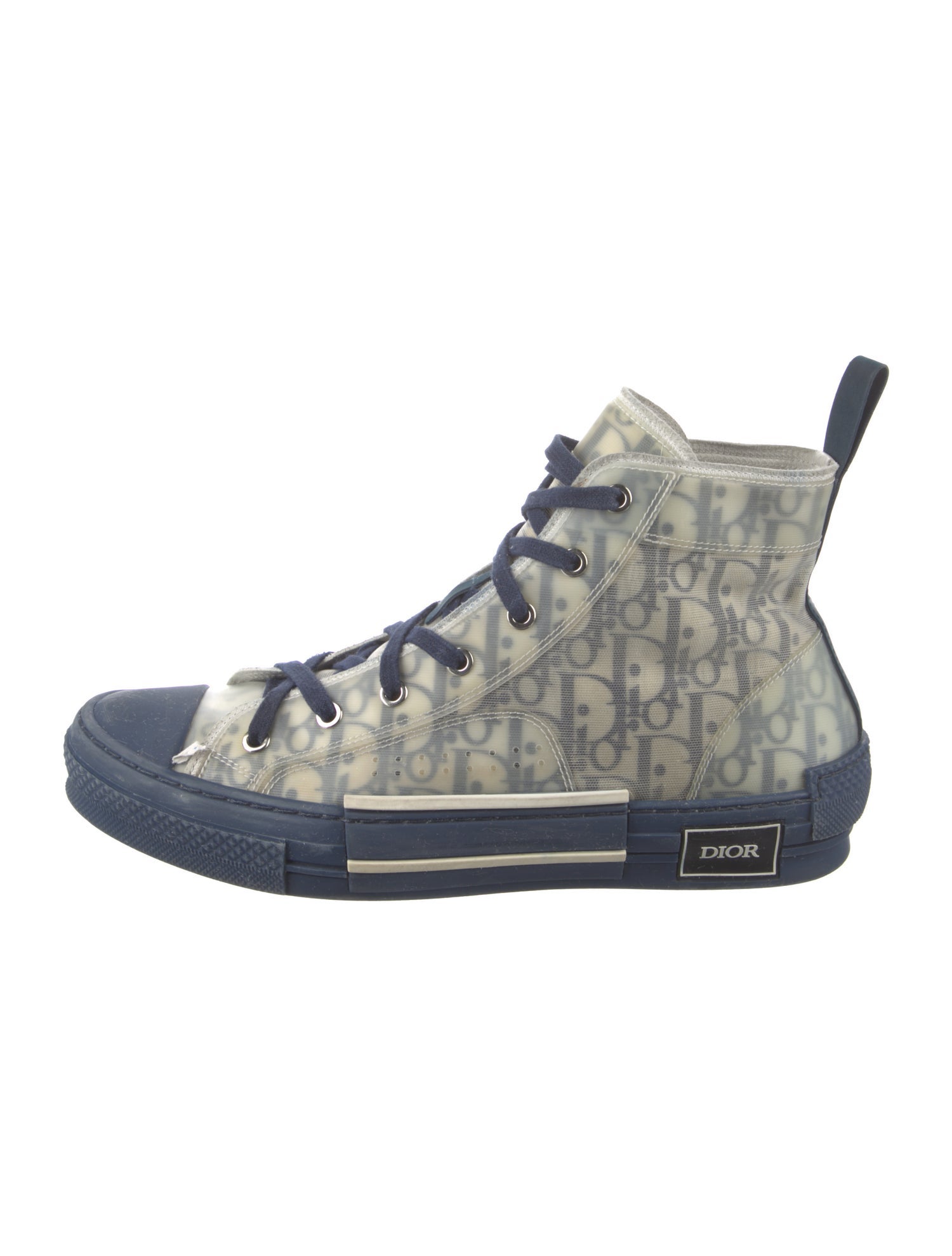 DIOR MEN B23 'Blue' Sneakers - Neutrals Sneakers, Shoes - CHR372361 ...