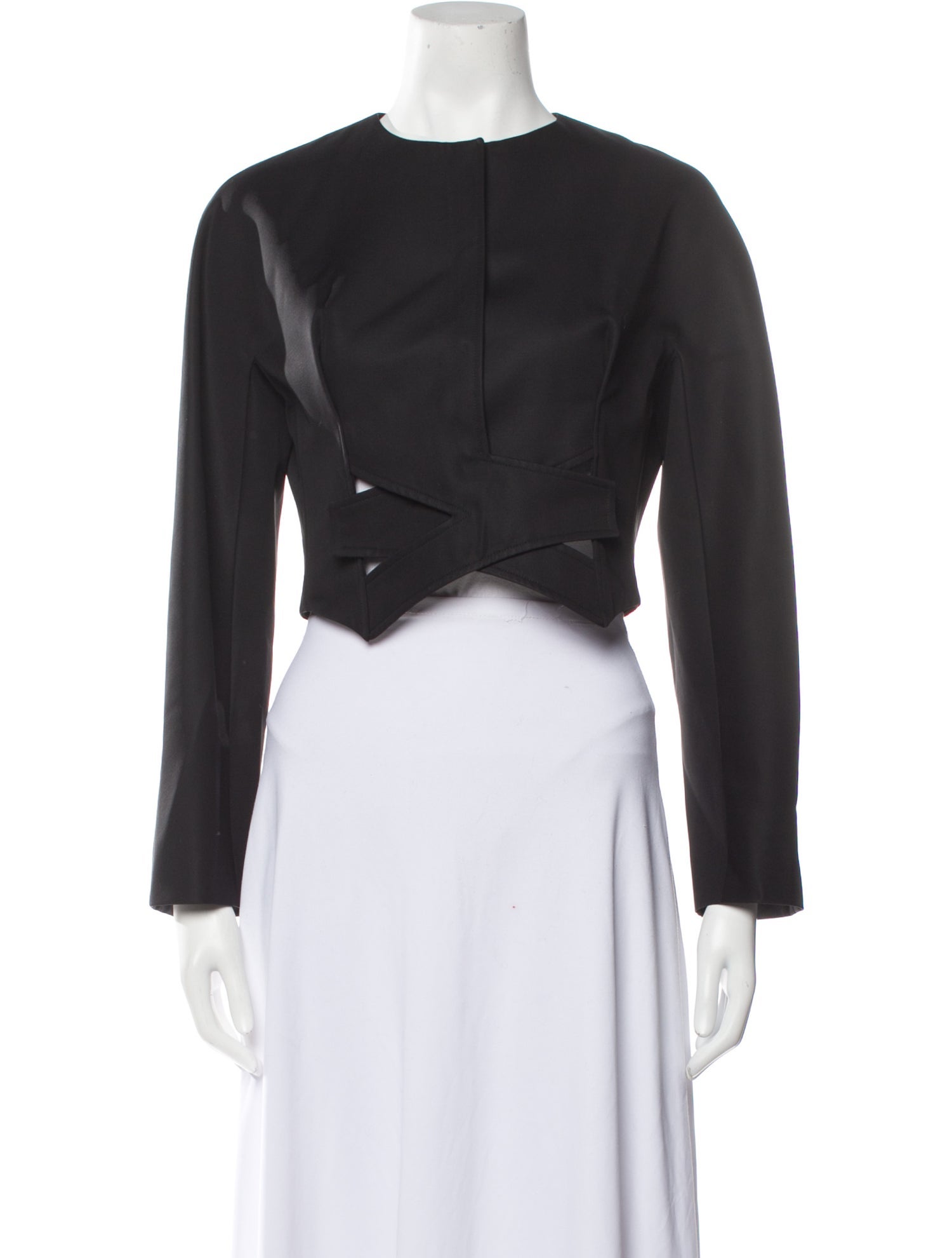 Christian Dior Virgin Wool Evening Jacket - Black Jackets, Clothing ...