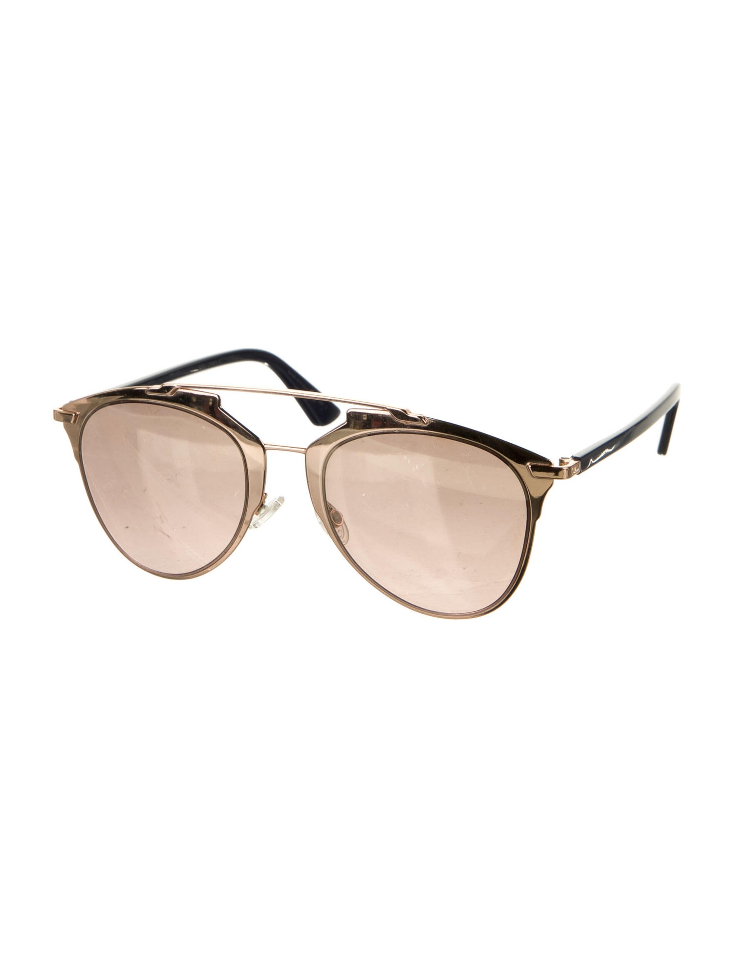 Christian Dior Aviator Tinted Sunglasses Blue Sunglasses Accessories Chr375708 The Realreal