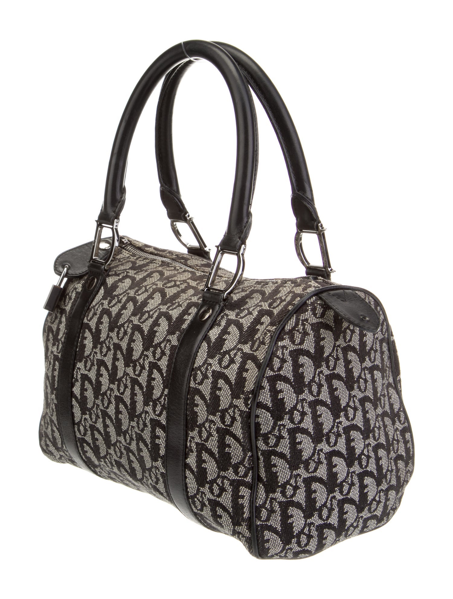 Christian Dior Small Diorissimo Boston Bag - Black Handle Bags ...