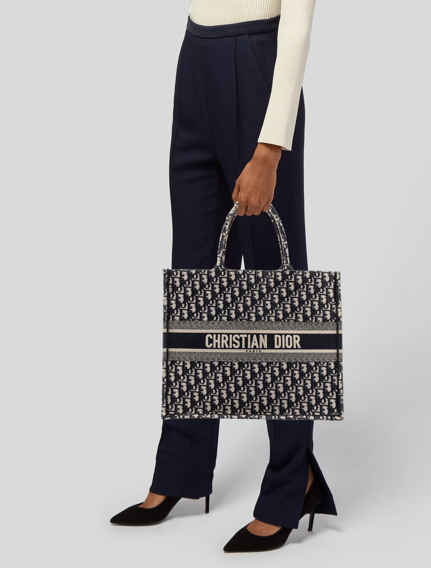 Christian Dior Large Oblique Book Tote - Totes, Handbags | The RealReal