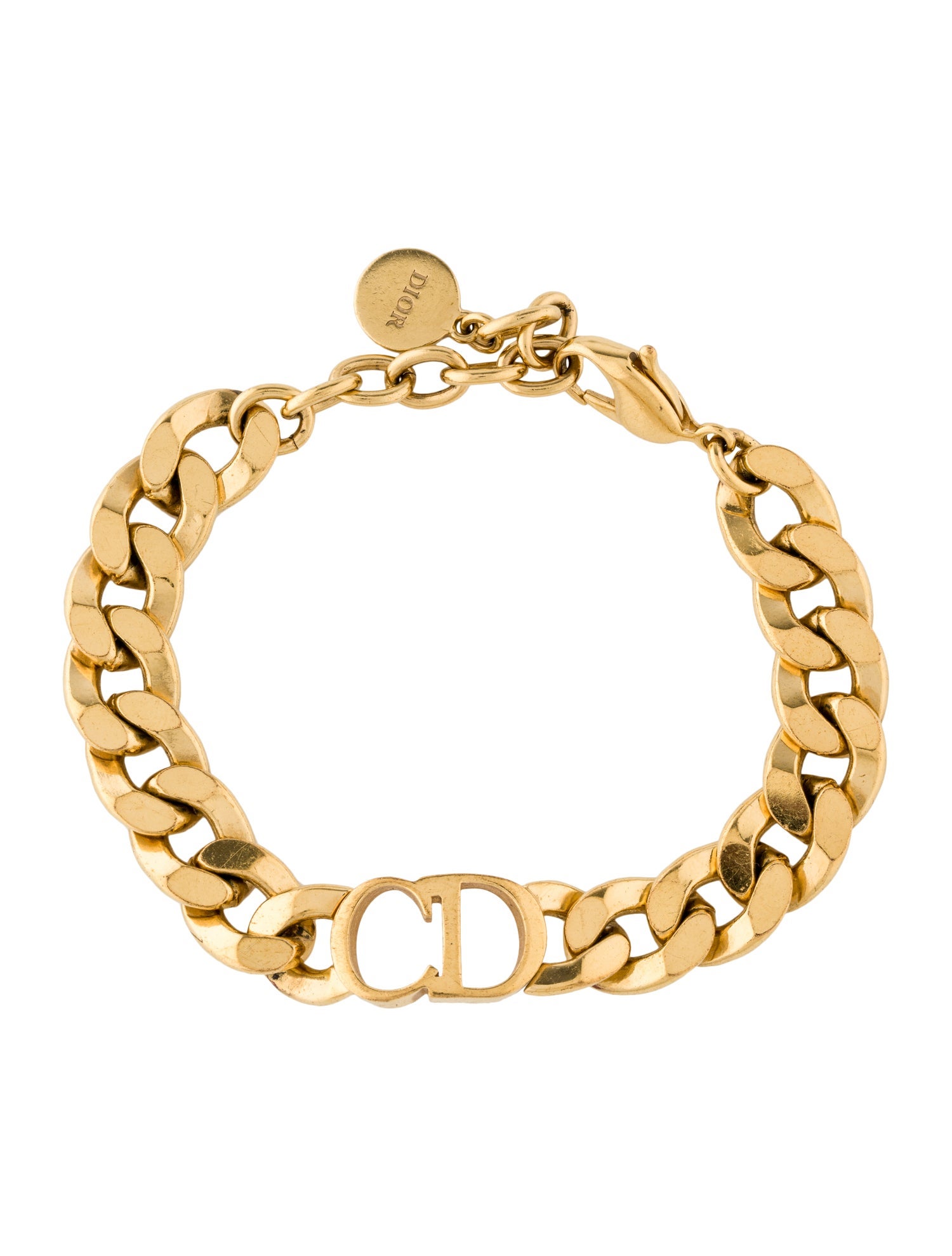 Christian Dior Danseuse Étoile Link Bracelet - Gold-Plated Link, Bracelets - CHR384514 | The ...