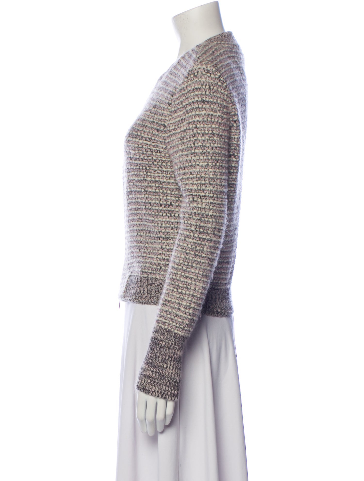 Christian Dior Tweed Pattern Evening Jacket - Grey Jackets, Clothing ...