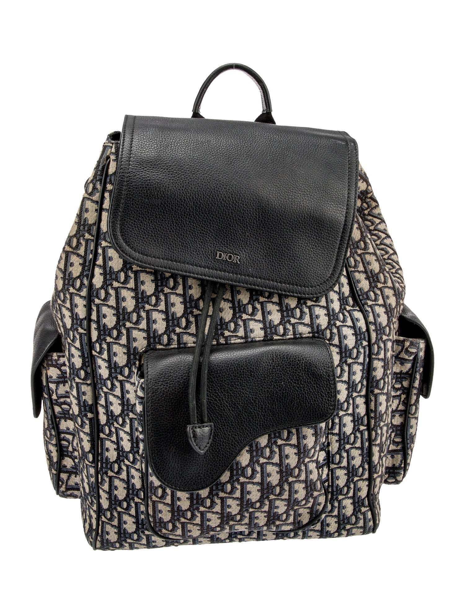 Christian Dior Oblique Saddle Backpack - Grey Backpacks, Bags ...