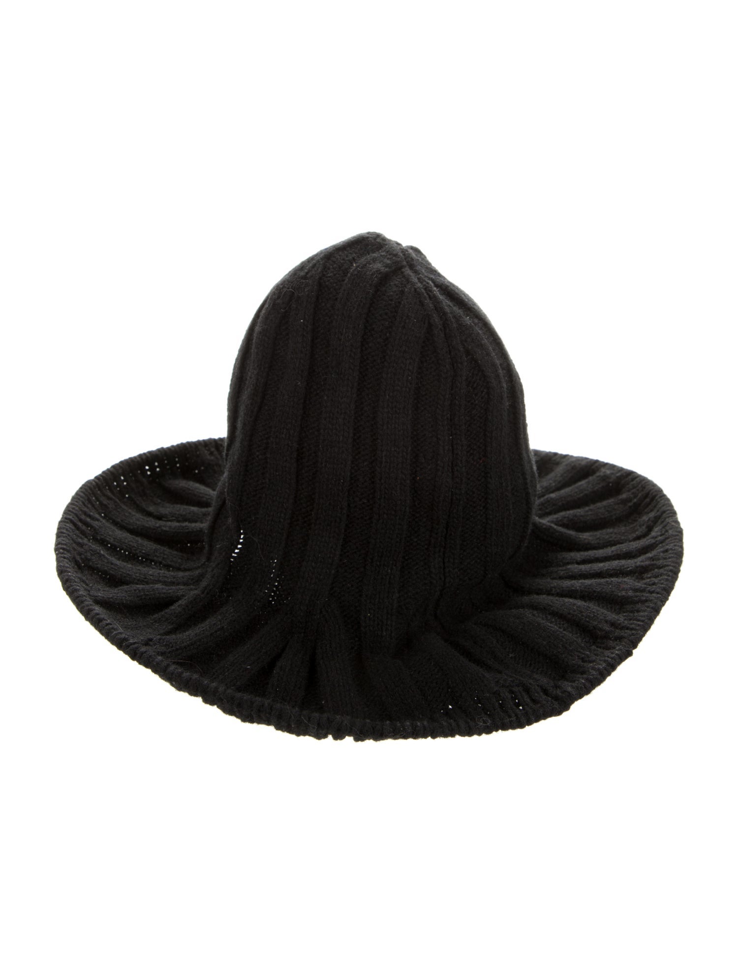 Christian Dior Knit Wool Tulip Hat - Black Hats, Accessories ...