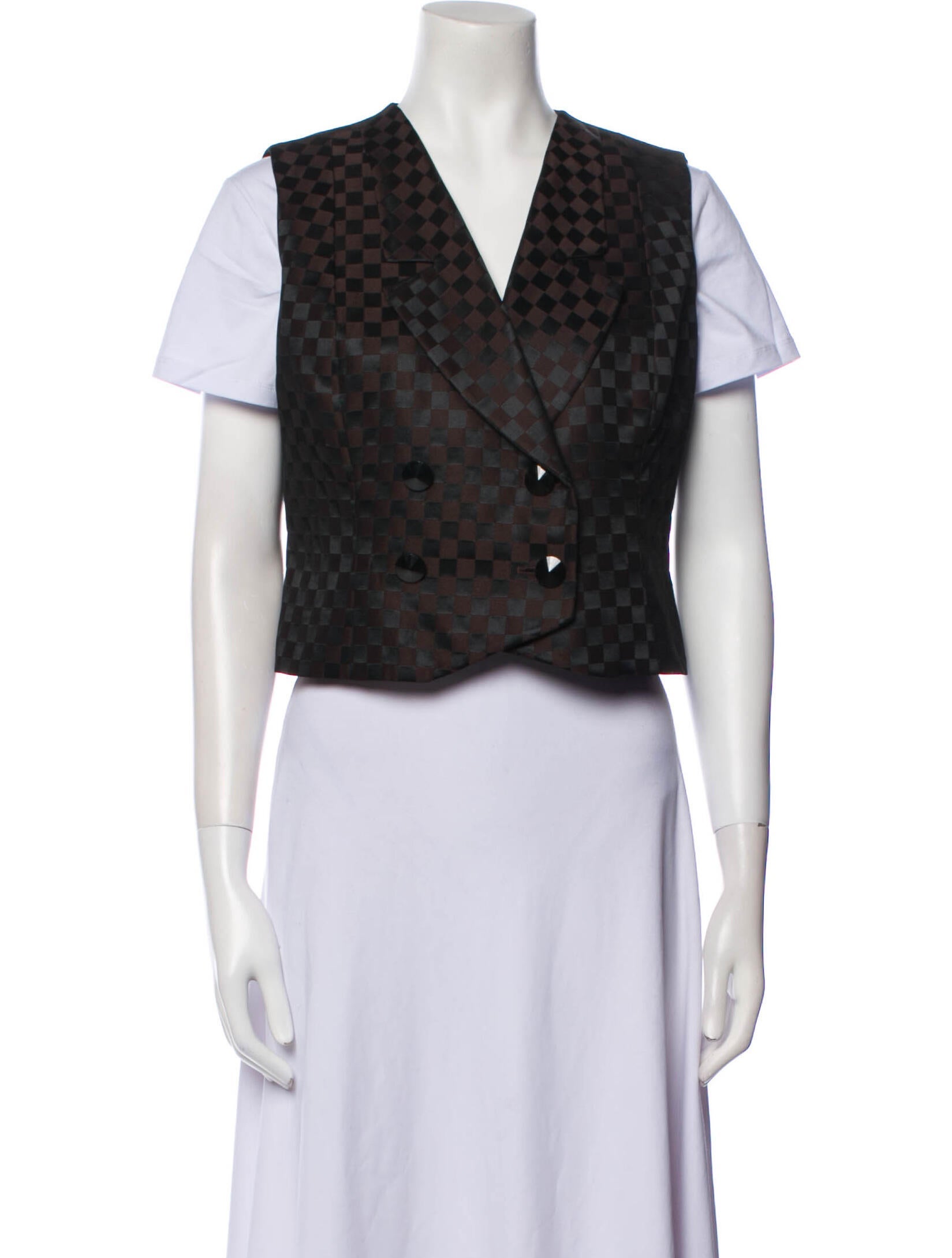 Christian Dior Printed Vest - Brown Jackets, Clothing - CHR387624 | The ...
