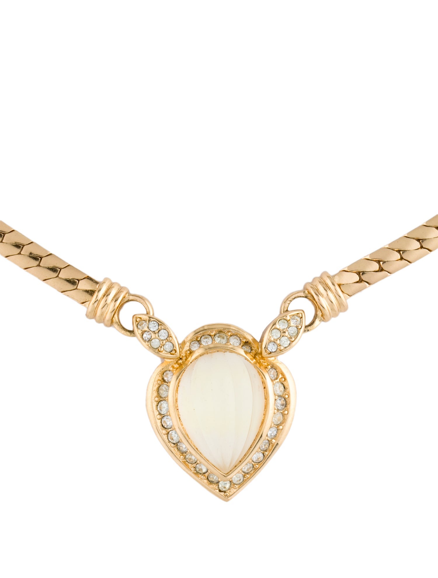 Christian Dior Vintage Collar Necklace - Black, Gold-Tone Metal Collar ...