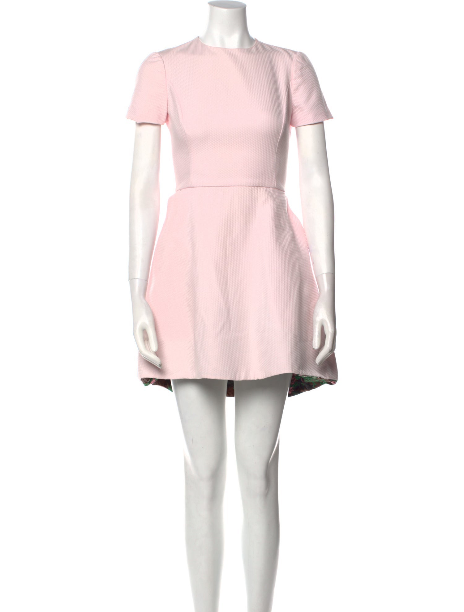 Christian Dior Crew Neck Mini Dress - Pink Dresses, Clothing ...