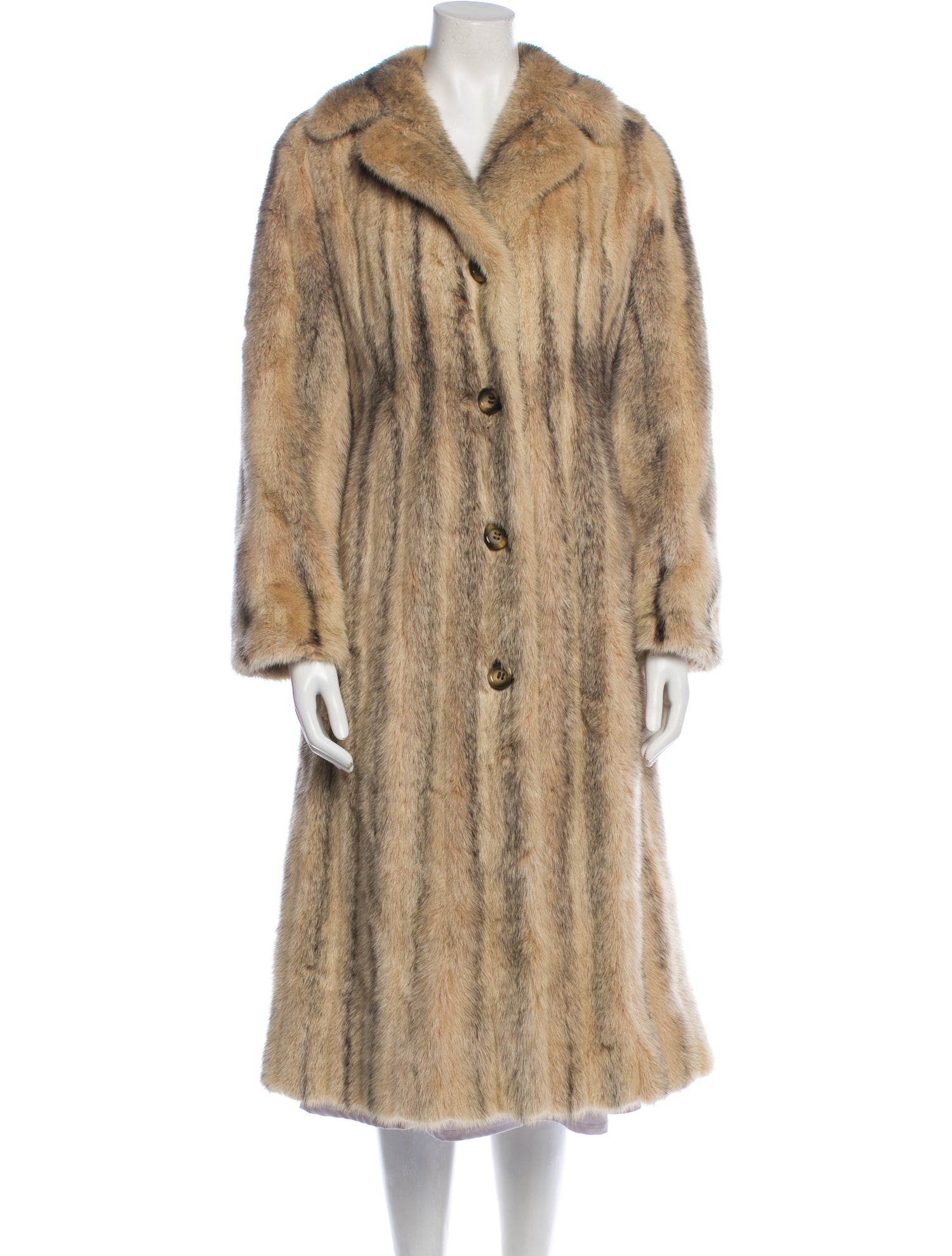 Saga Furs Vintage Late 1980's - Early 1990's Fur Coat - Neutrals Coats ...