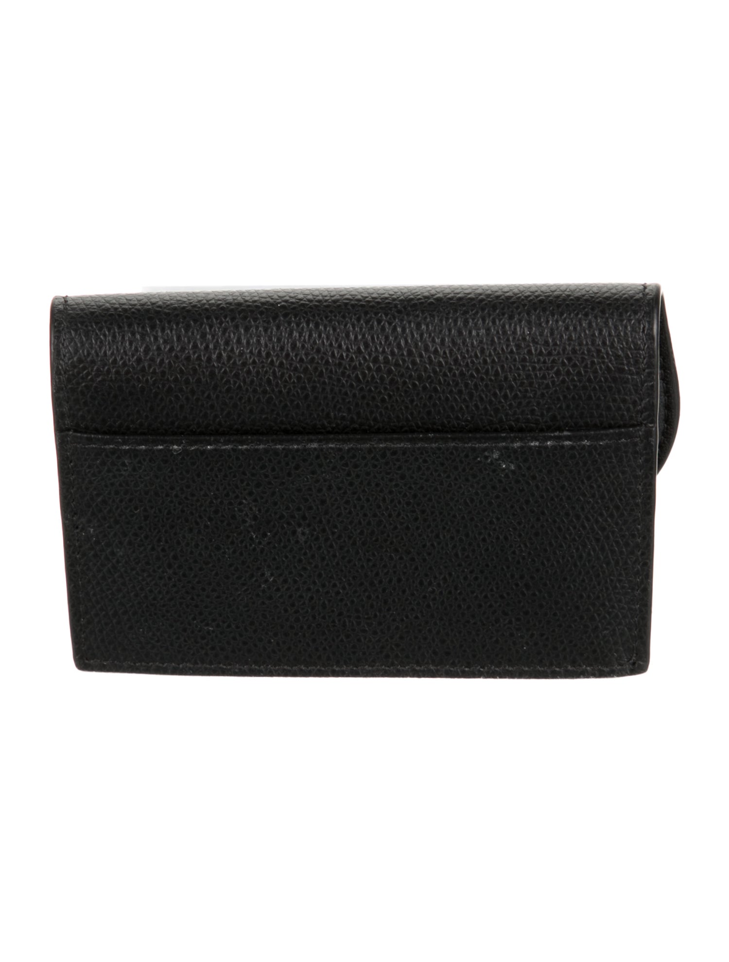 Christian Dior Leather Compact Wallet - Black Wallets, Accessories ...