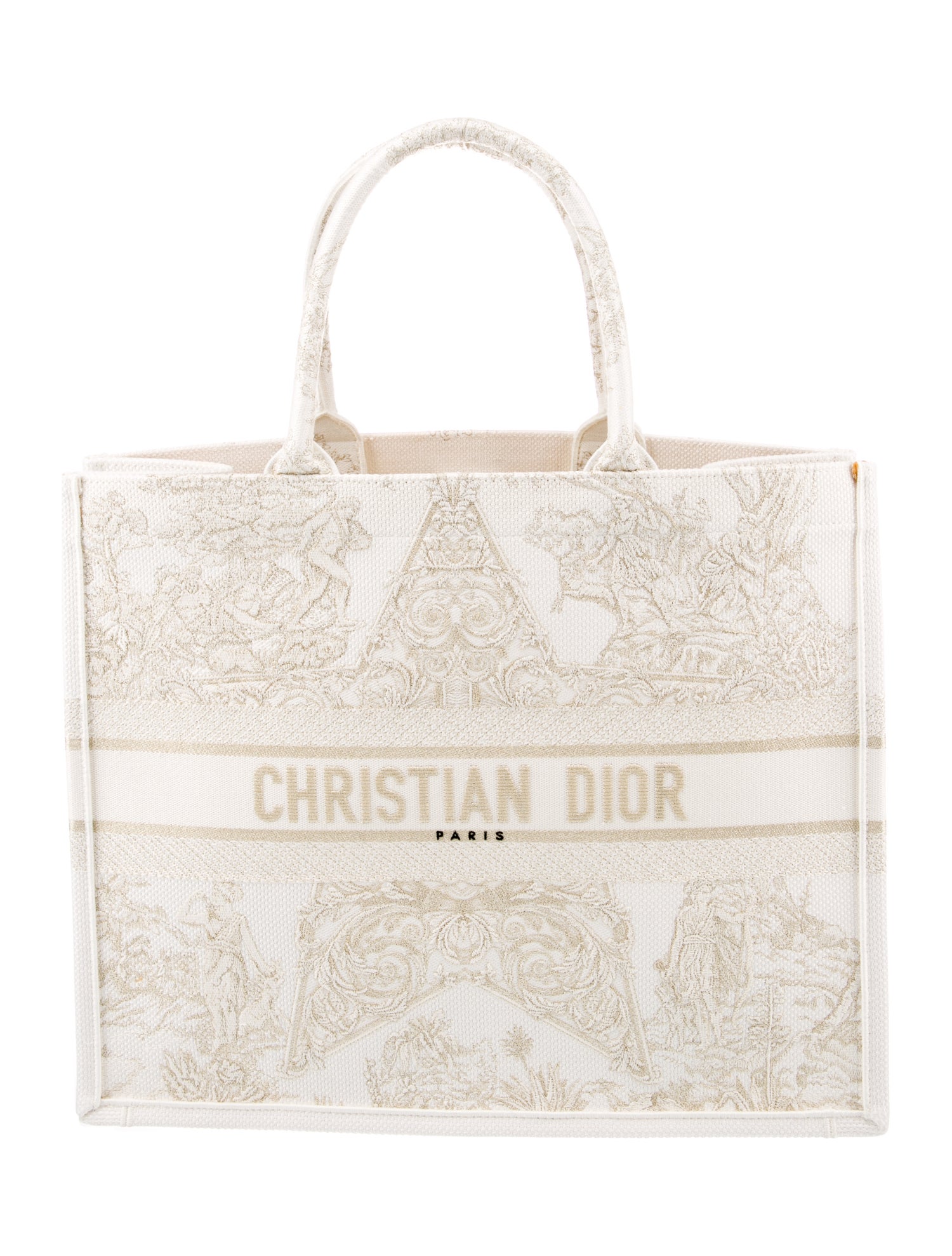 Christian Dior Medium Toile De Jouy Book Tote - Pink Totes, Handbags ...