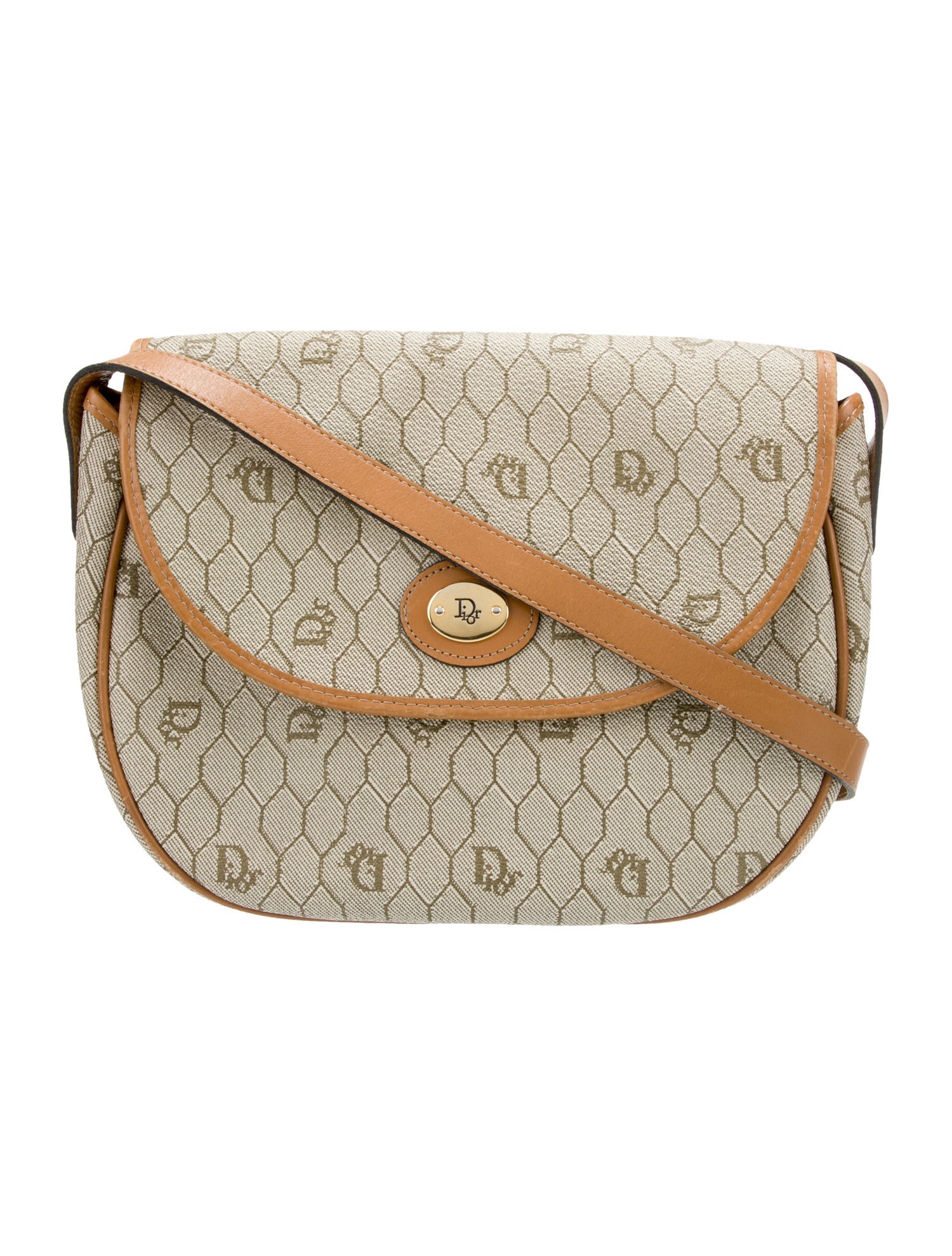 Christian Dior Honeycomb Crossbody - Neutrals Crossbody Bags, Handbags ...