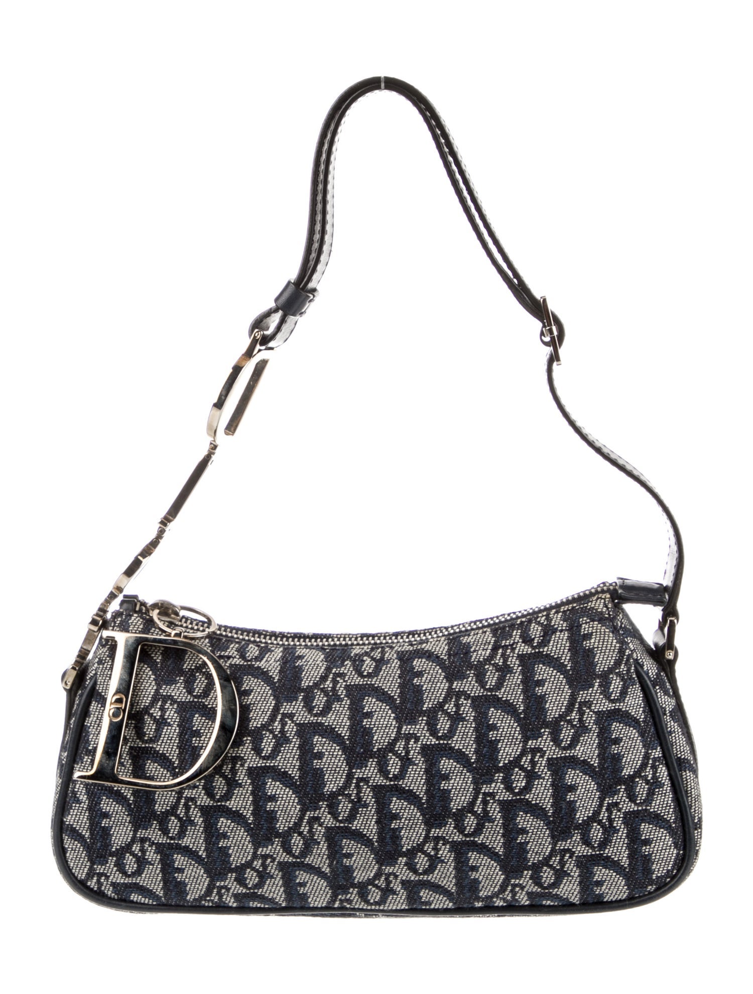 Christian Dior Diorissimo Saddle Pochette - Blue Shoulder Bags ...