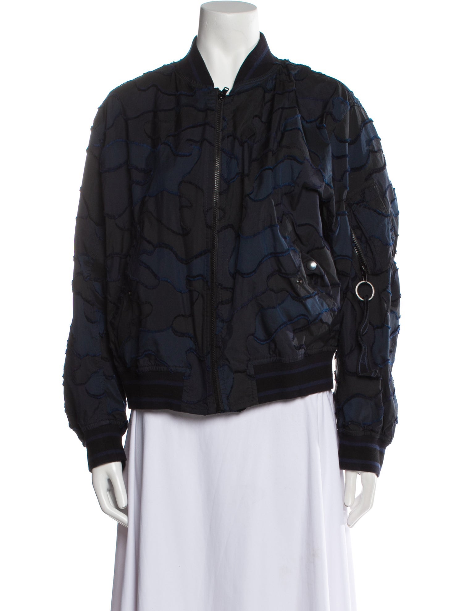 Christian Dior Printed Bomber Jacket - Black Jackets, Clothing ...