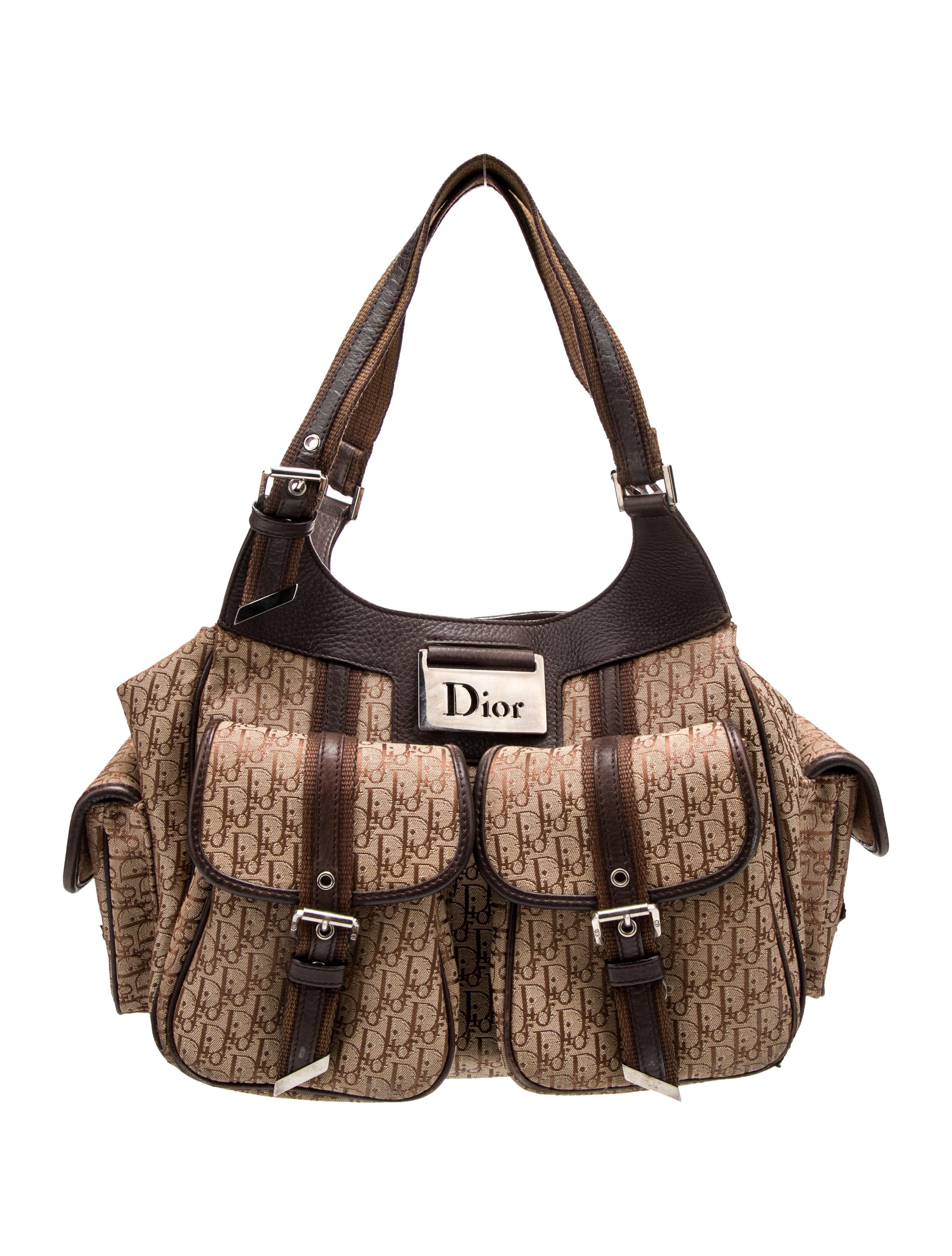 Christian Dior Diorissimo Cargo Hobo - Brown Hobos, Handbags ...