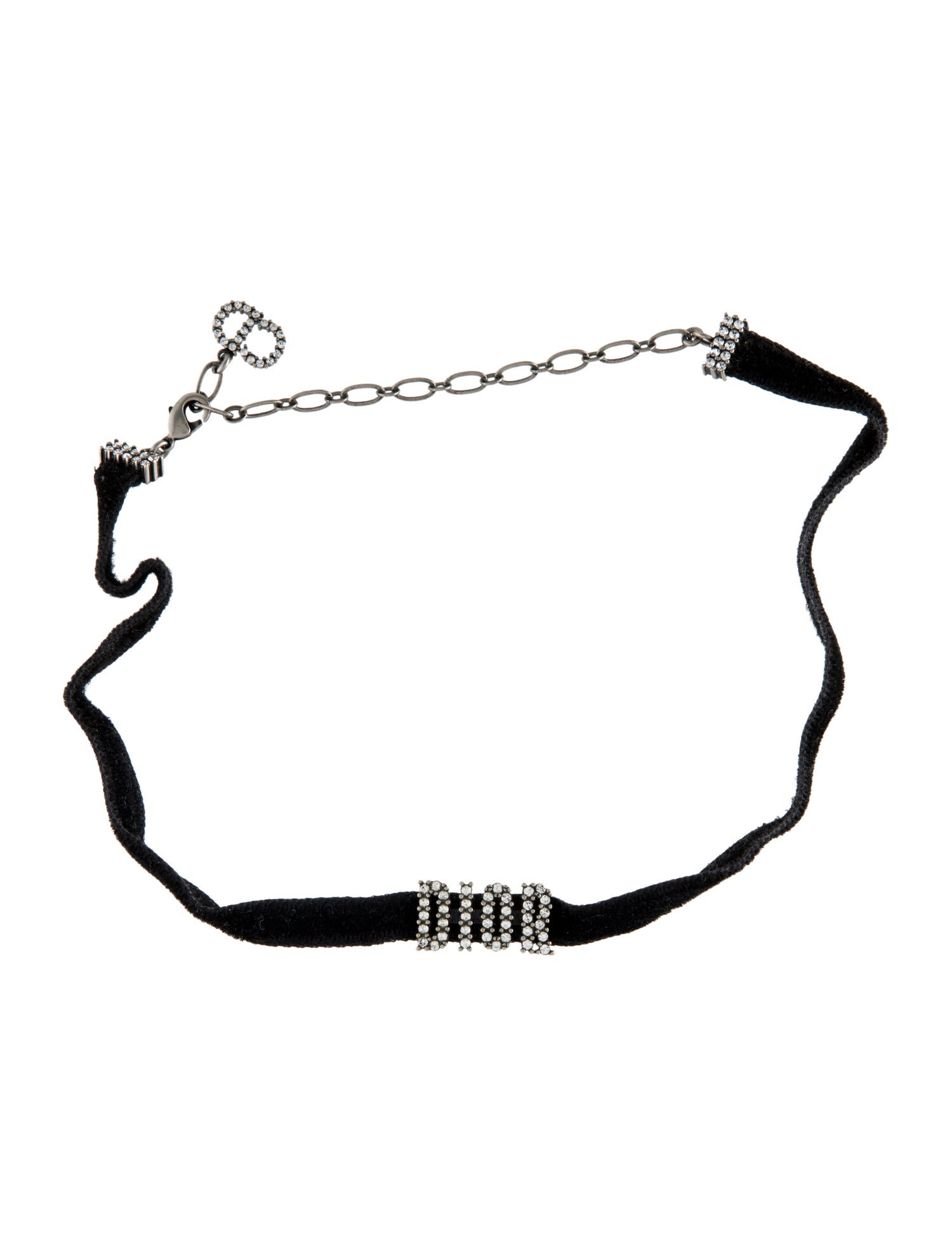Christian Dior Dio(r)evolution Crystal Choker Necklace - Black ...
