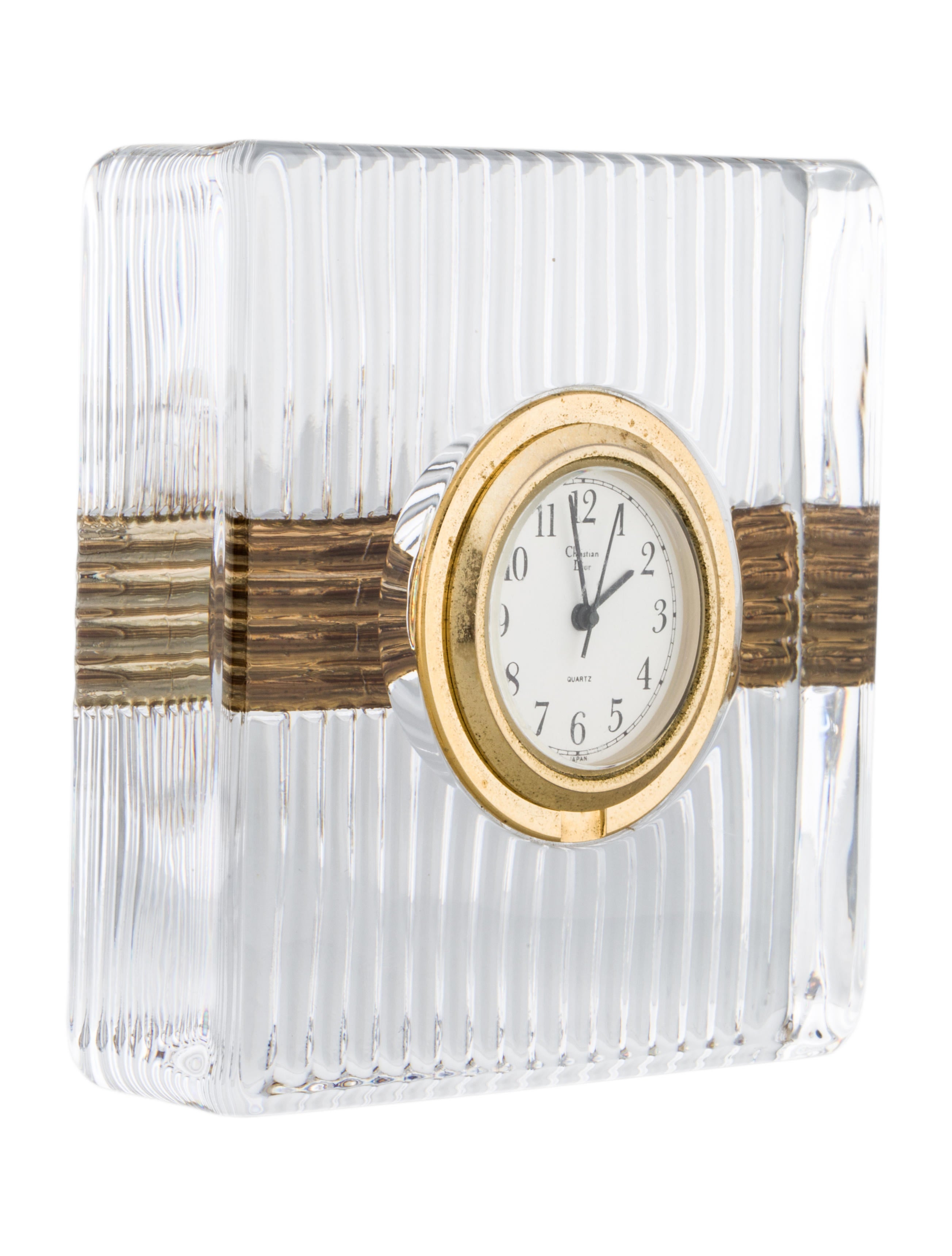 Christian Dior Crystal Clock - Gold - CHR40532 | The RealReal