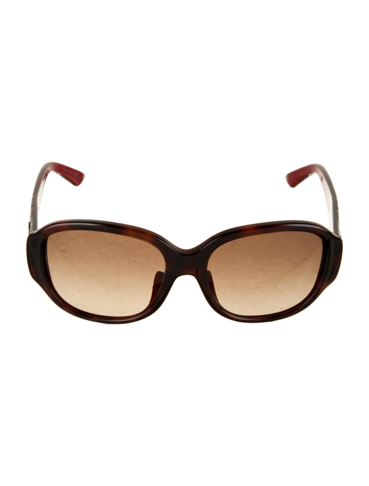 Christian Dior Lady In Dior 2F Cannage Pattern Sunglasses - Burgundy ...
