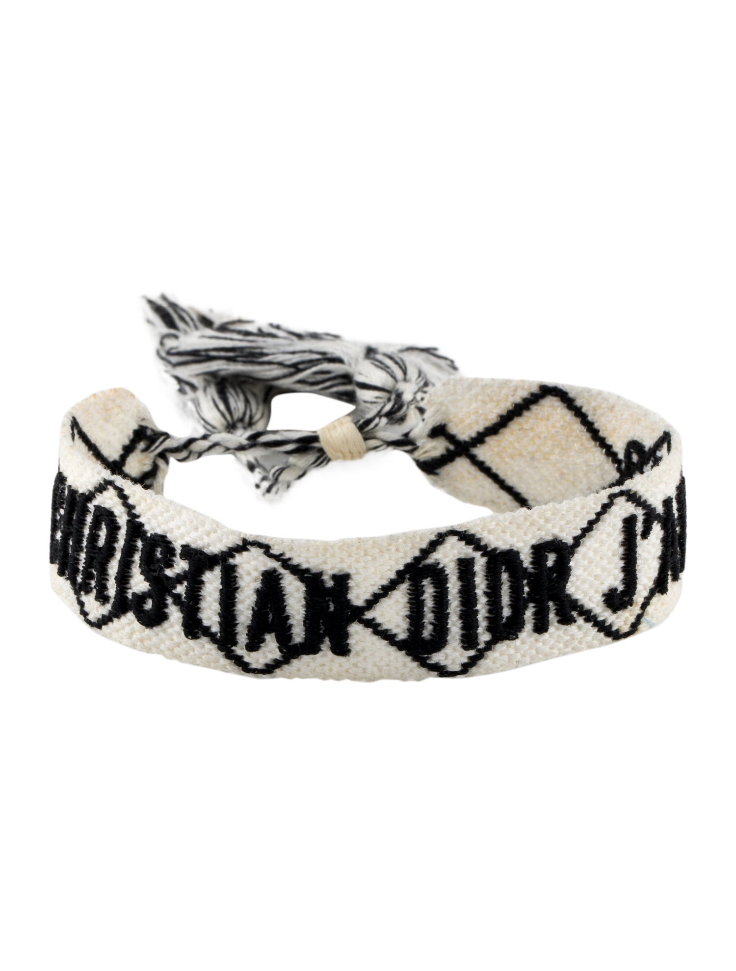 Christian Dior J'Adior Woven Friendship Bracelet - Blue Wrap, Bracelets ...