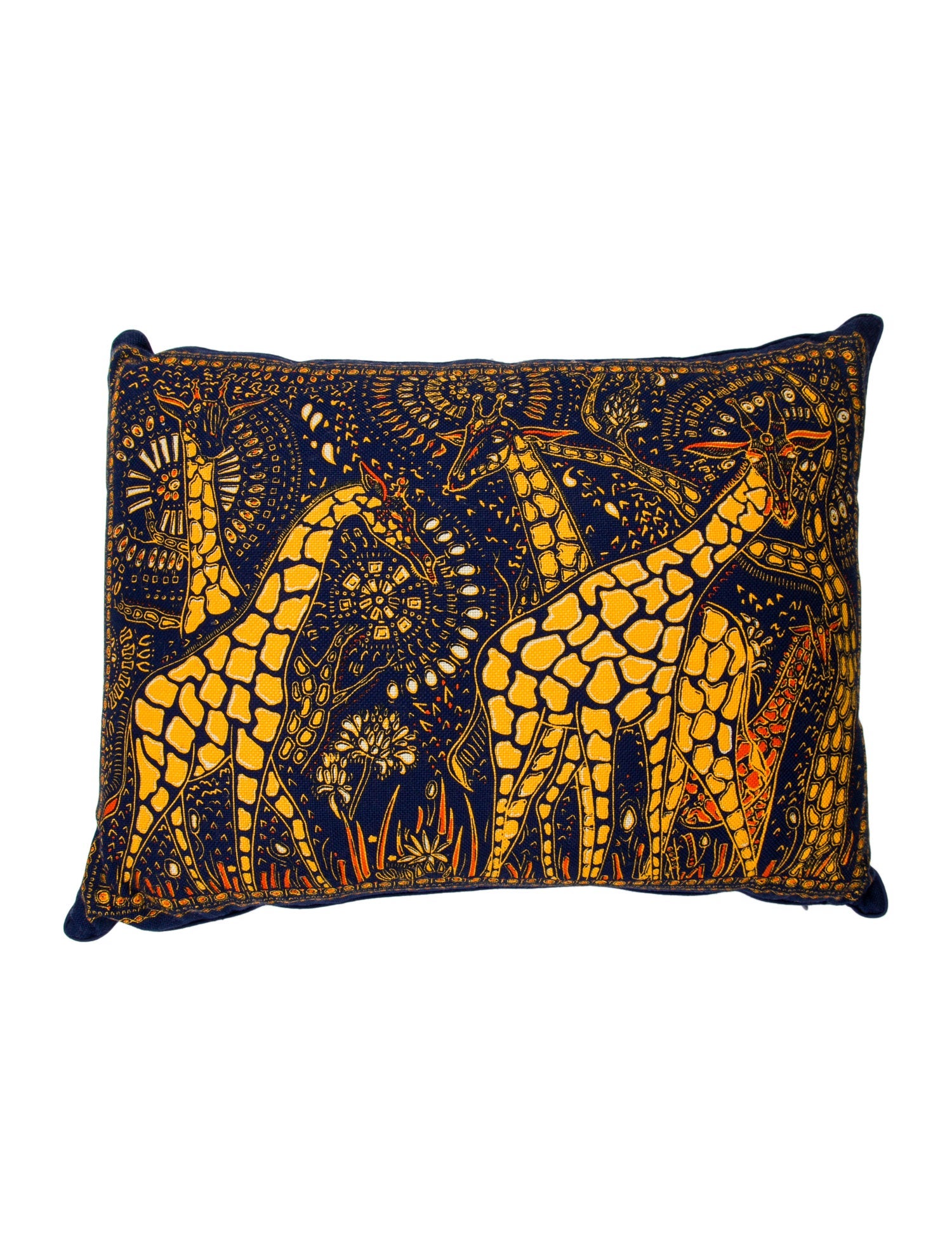 Christian Dior Giraffe Throw PIllow - Blue Pillows, Pillows & Throws ...
