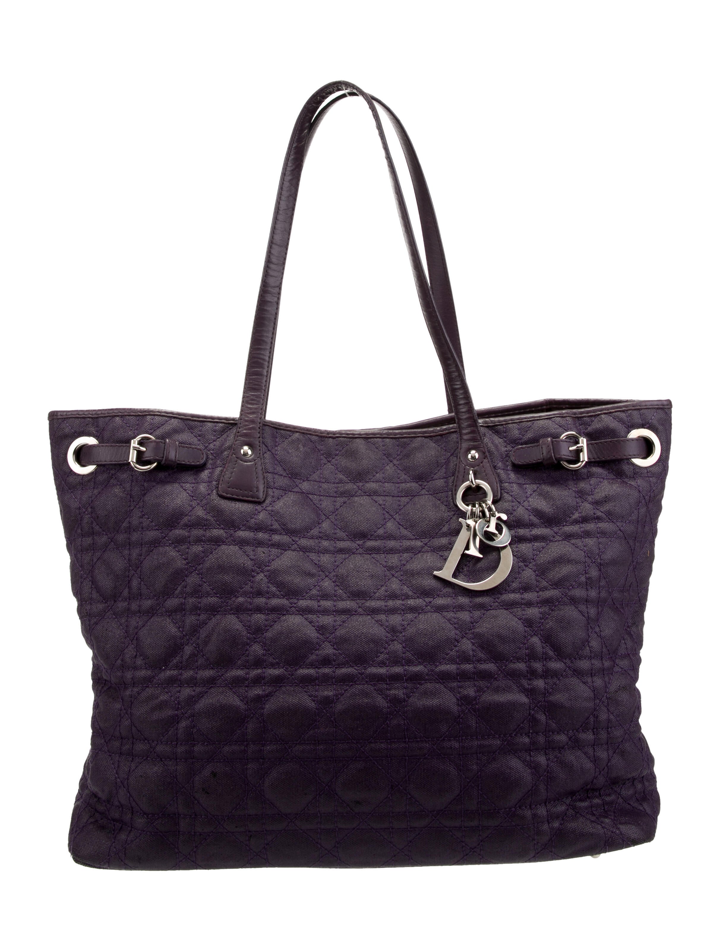 Christian Dior Large Cannage Lady Dior Bag - Black Totes, Handbags ...