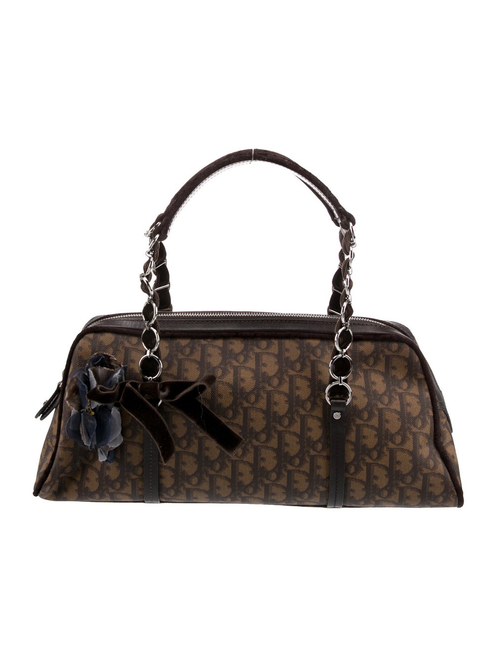 Christian Dior Vintage Diorissimo Romantique Bag Brown Handle Bags