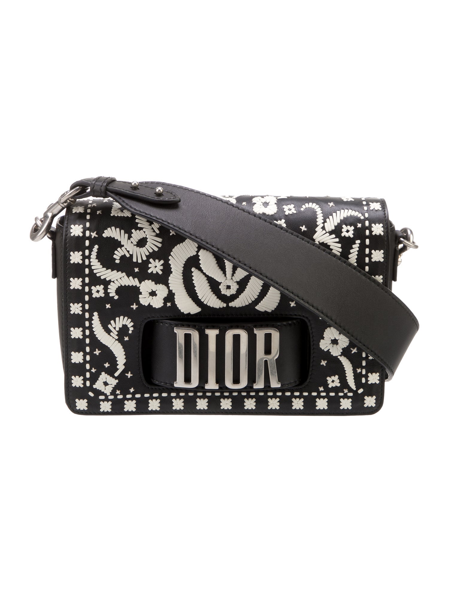 Christian Dior Medium Dio(r)evolution Flap Bag - Black Crossbody Bags ...