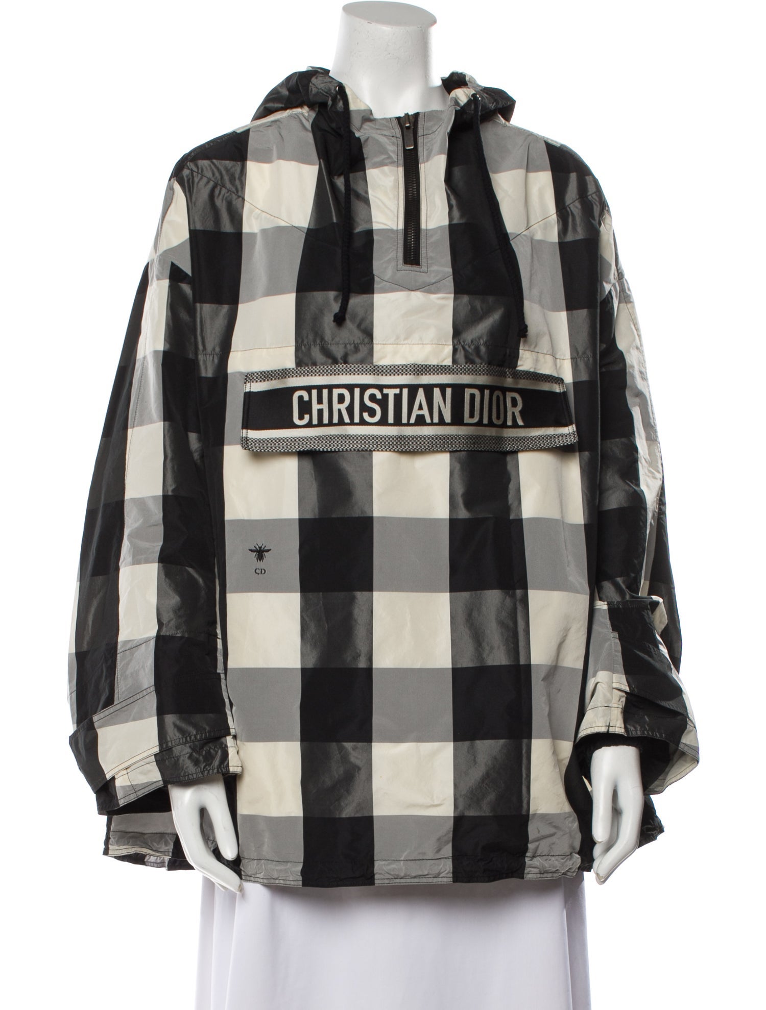 Christian Dior Plaid Print Jacket - Black Jackets, Clothing - CHR413484 ...