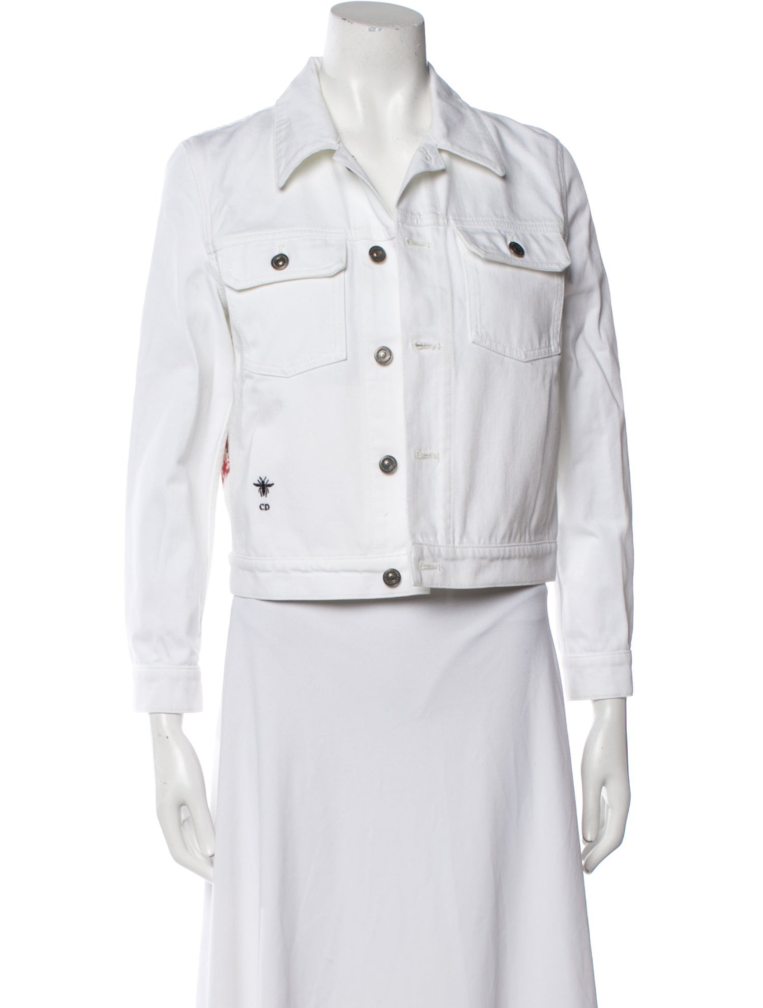 Christian Dior Denim Jacket w/ Tags - White Jackets, Clothing ...