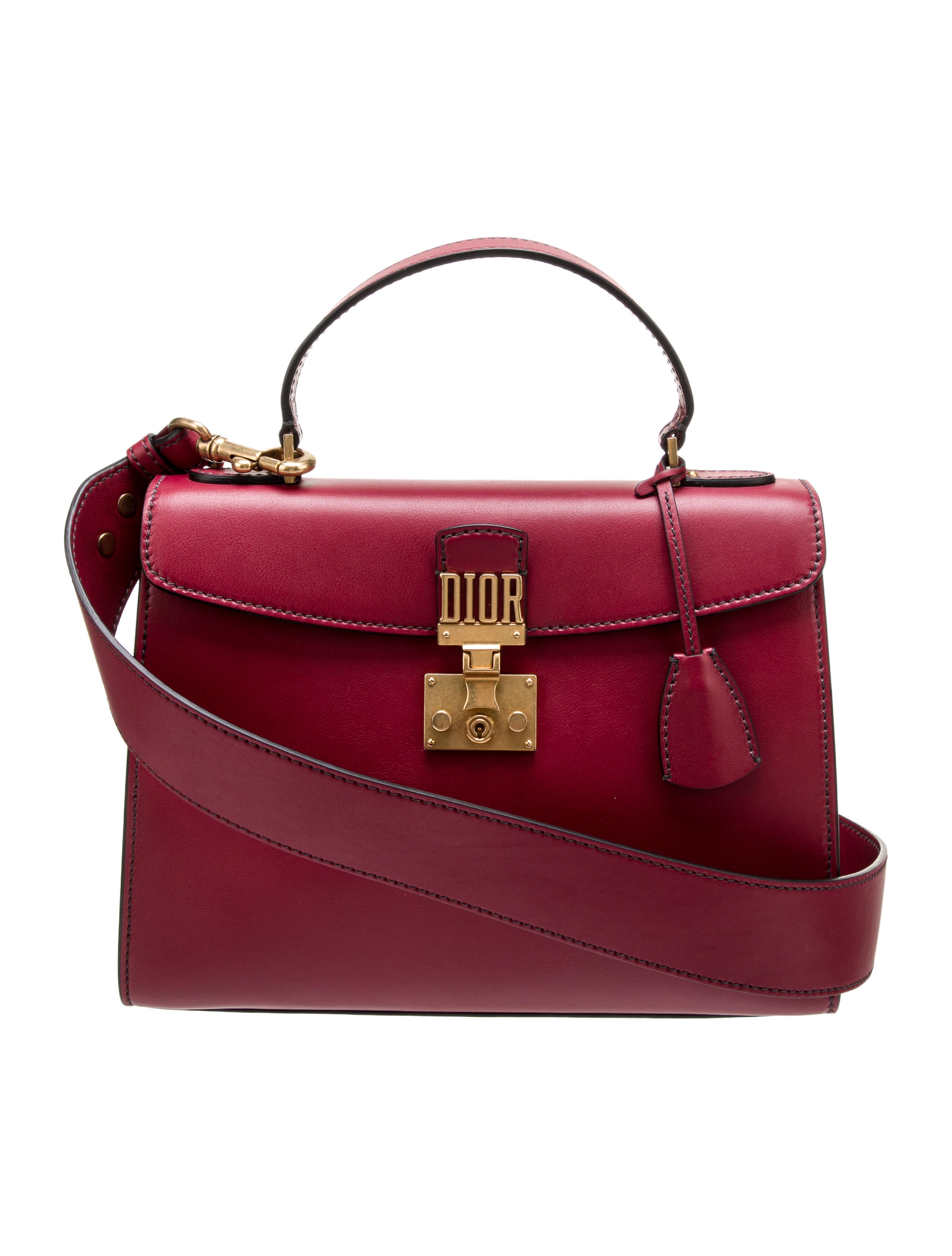 Christian Dior DiorAddict Top Handle Bag - Red Handle Bags, Handbags ...