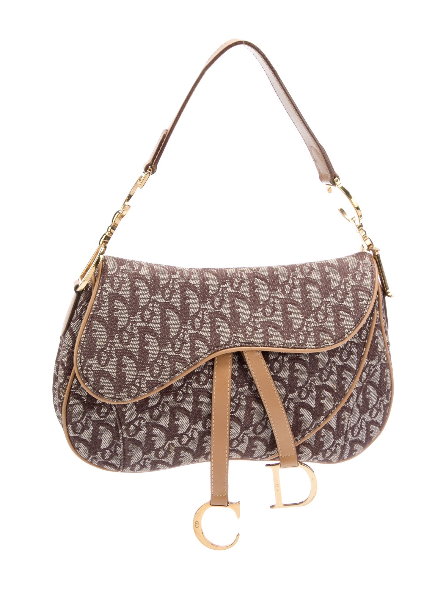 Christian Dior Koi Silk Saddle Bag - Shoulder Bags, Handbags | The RealReal