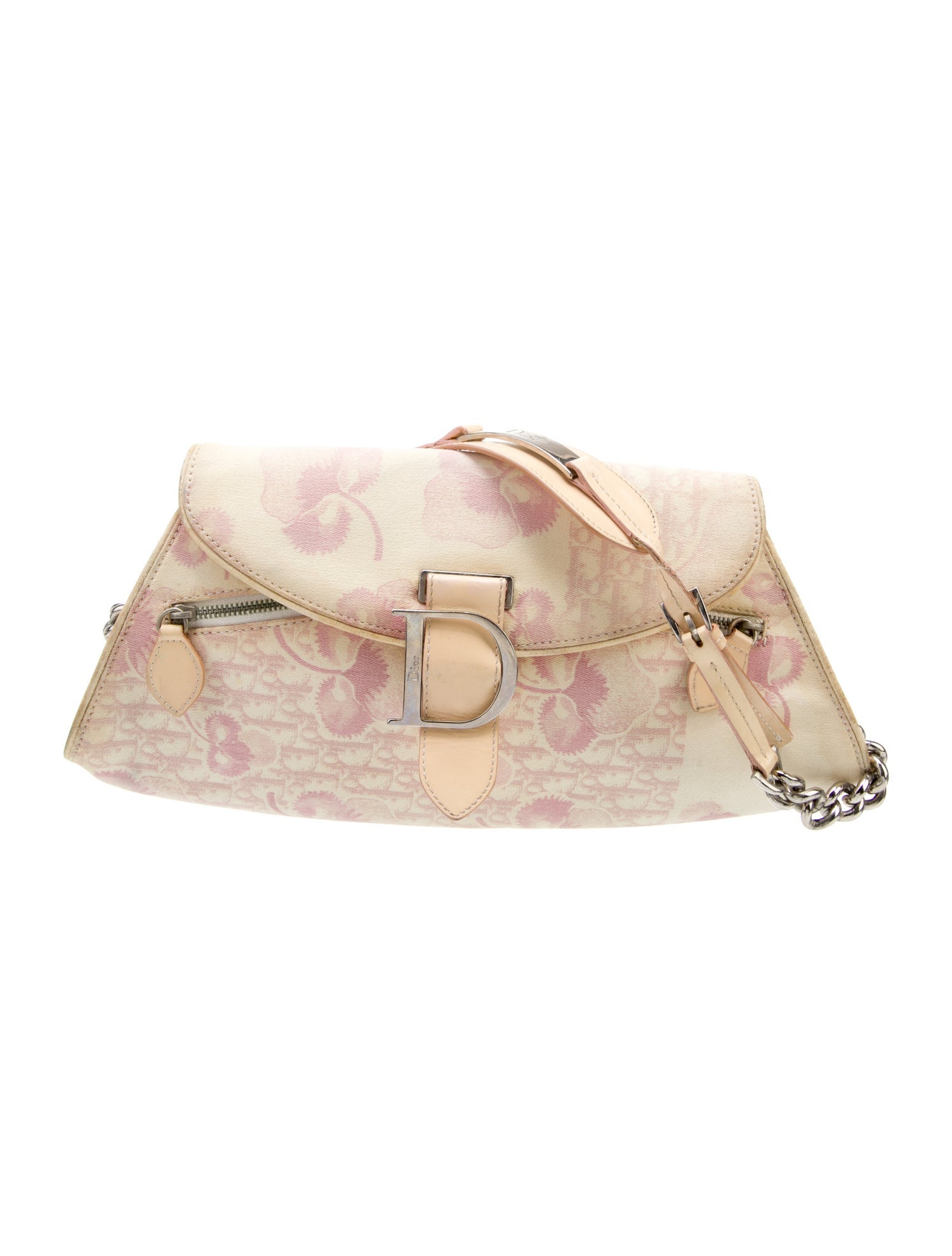 Christian Dior Cherry Blossom Girly Baguette Neutrals Shoulder Bags Handbags Chr419367