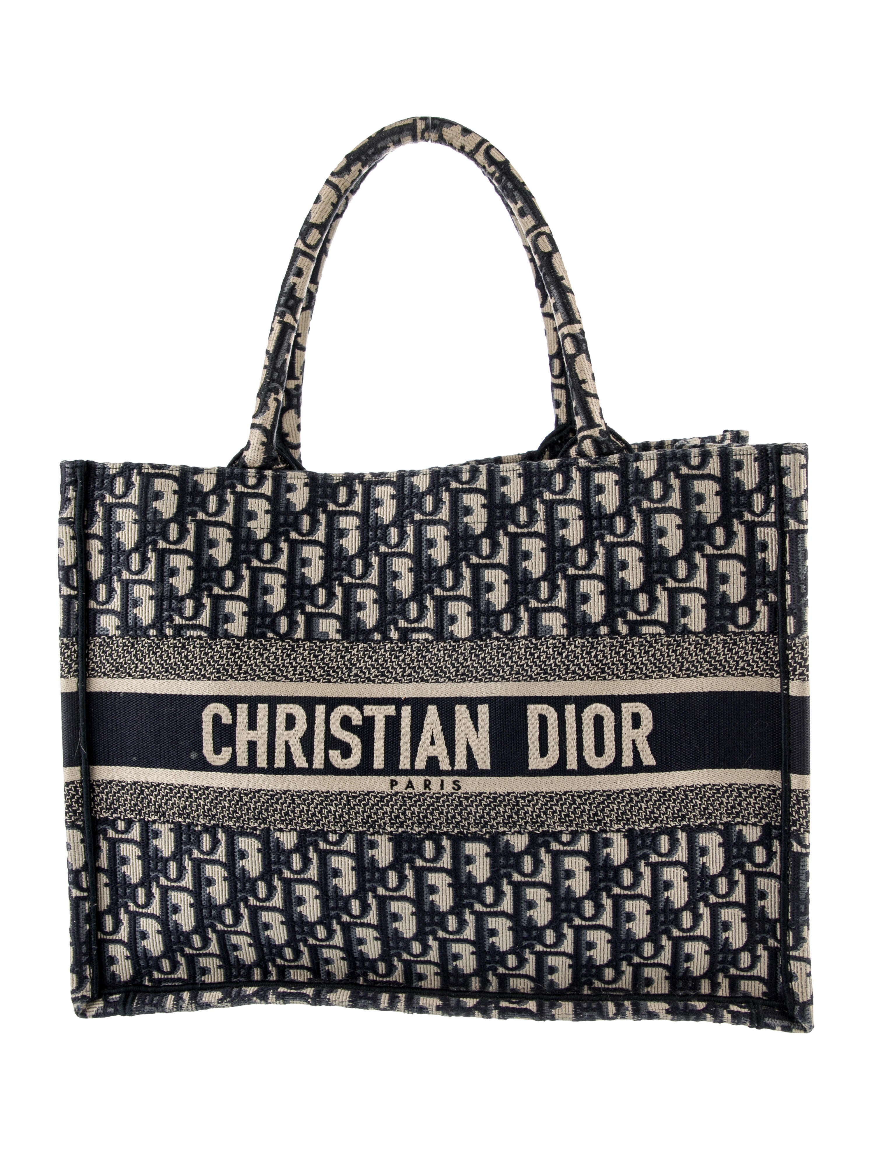 Christian Dior 2020 Medium Oblique Book Tote - Grey Totes, Handbags ...