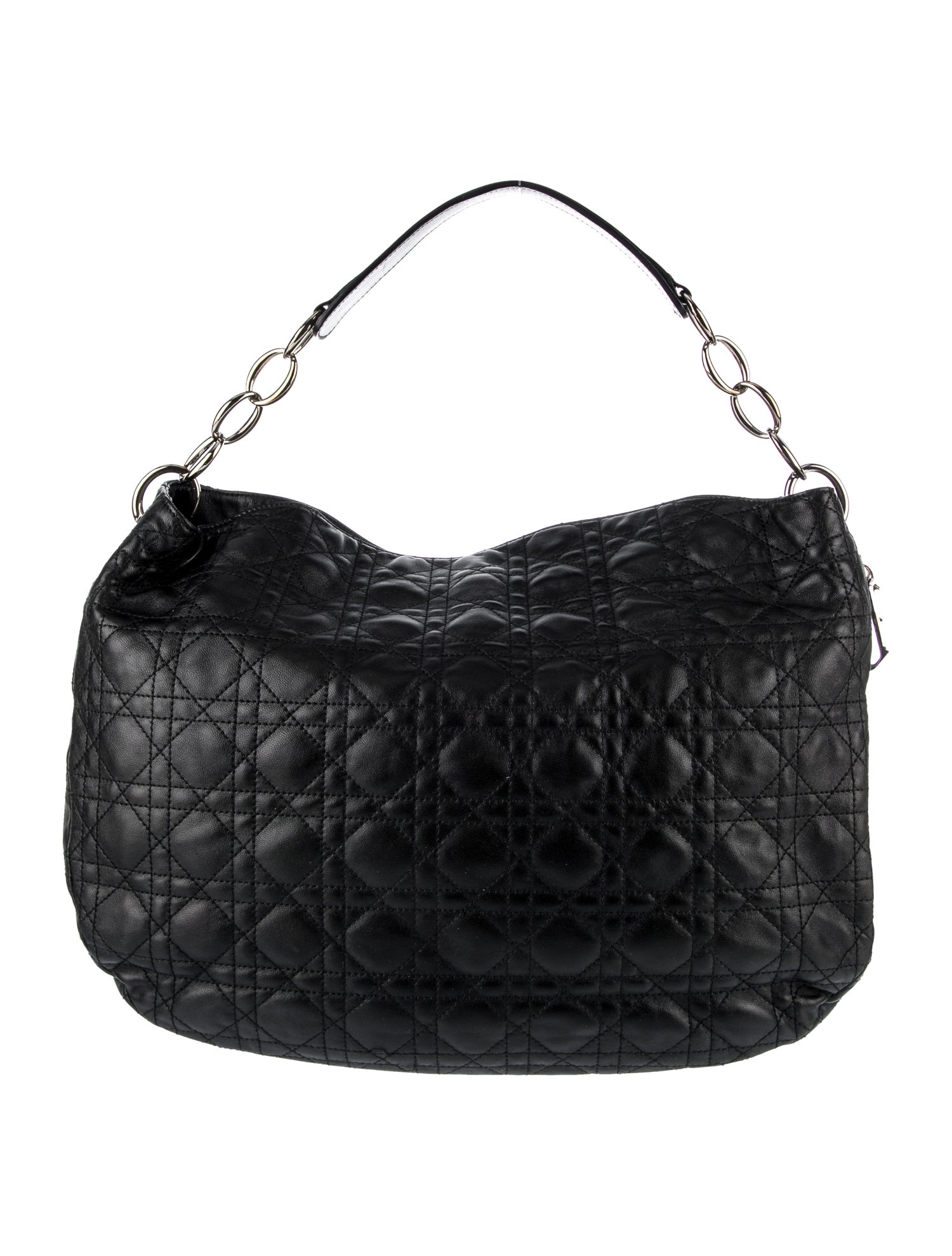 Christian Dior Soft Lady Dior Hobo - Black Hobos, Handbags - CHR366711 ...