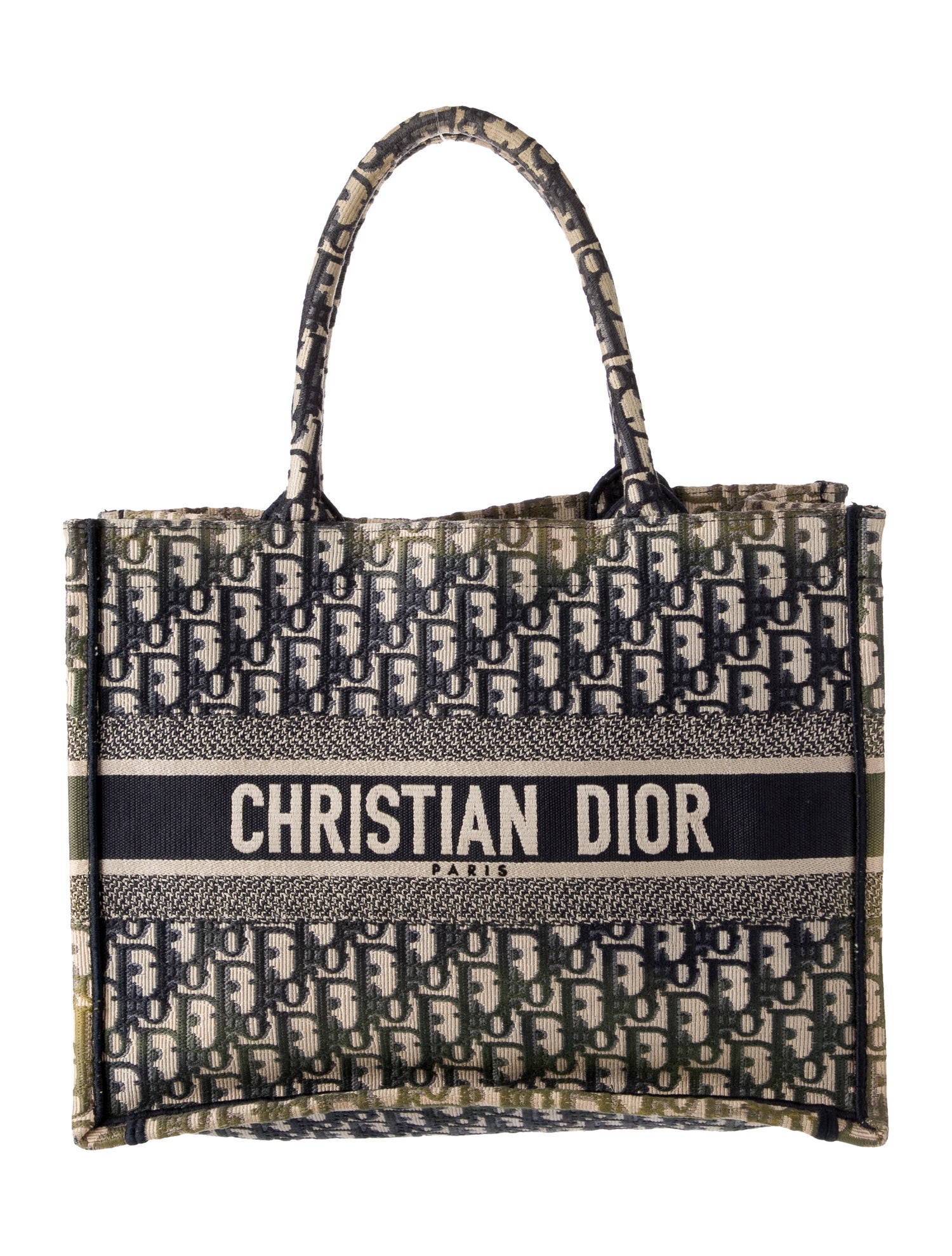 Christian Dior 2021 Medium Oblique Book Tote - Blue Totes, Handbags ...