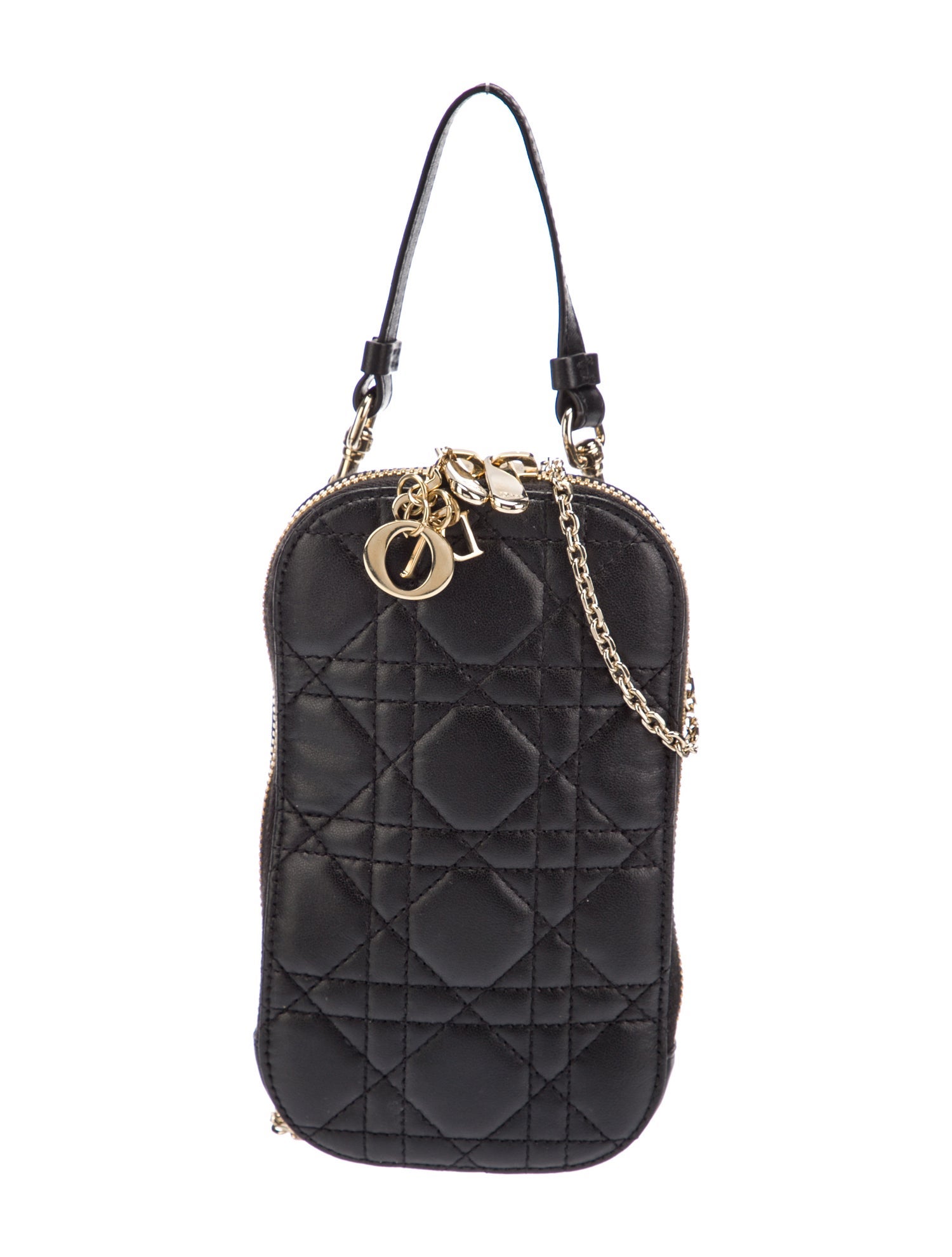 Christian Dior Leather Lady Dior Cannage Pattern Bucket Bag 2021 ...