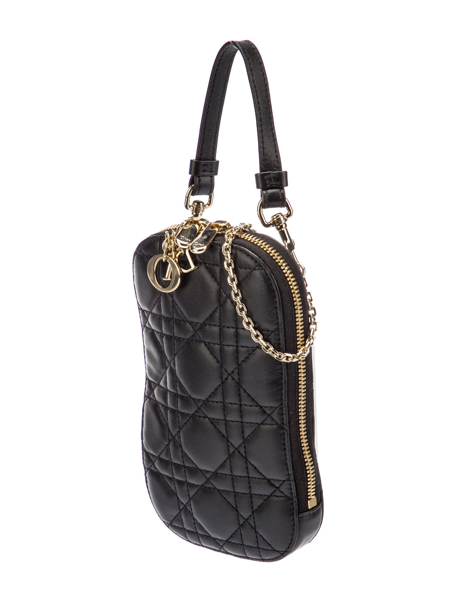 Christian Dior Leather Lady Dior Cannage Pattern Bucket Bag 2021 ...