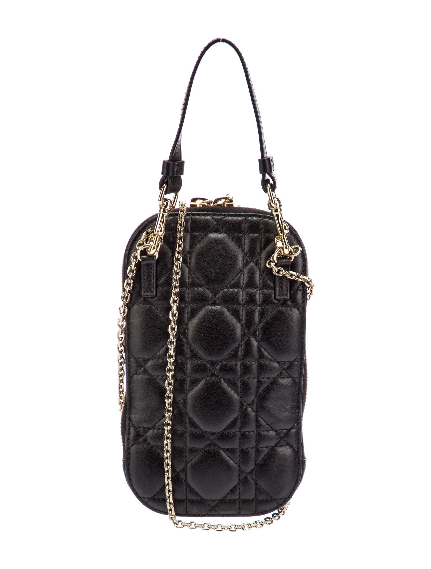 Christian Dior Leather Lady Dior Cannage Pattern Bucket Bag 2021 ...