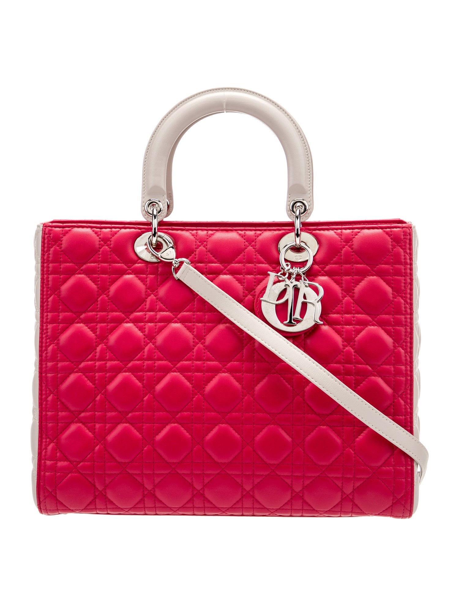 Christian Dior Medium Cannage Lady Dior Bag - Handle Bags, Handbags ...