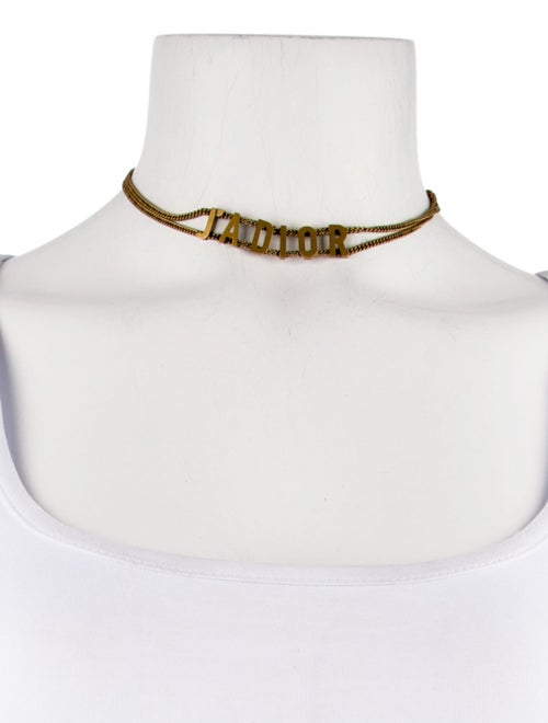 Christian Dior J'Adior Choker Necklace - Gold-Plated Choker, Necklaces ...